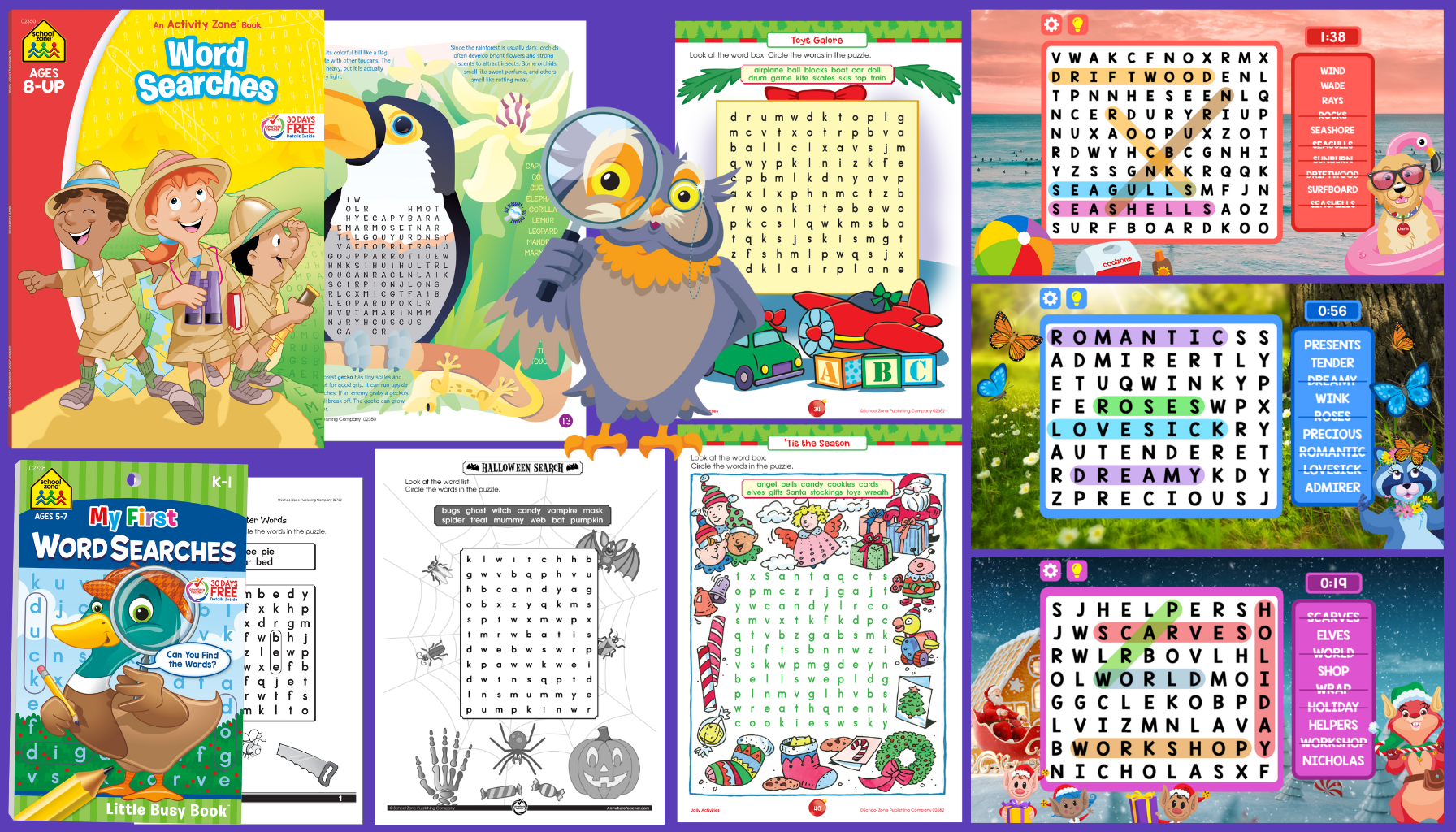 Word Puzzles: Boost Skills for Kids – School Zone Publishing Company