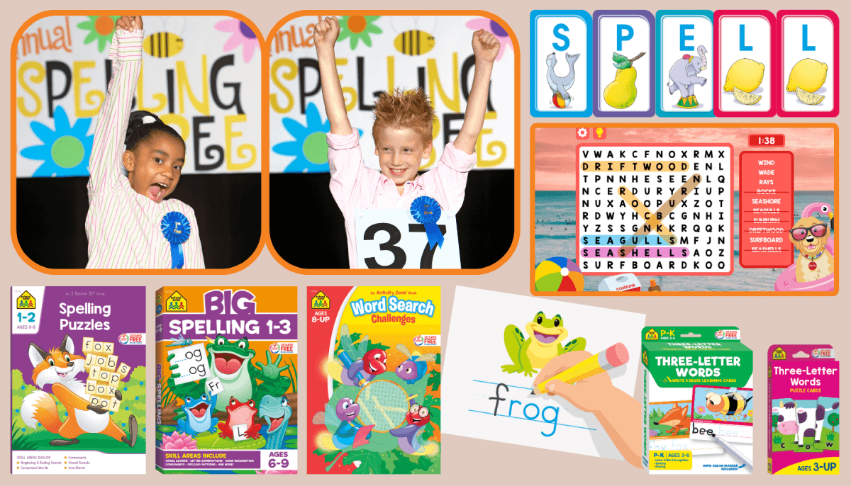 Spelling Bee Games: Boost Vocabulary & Confidence - School Zone Website ...