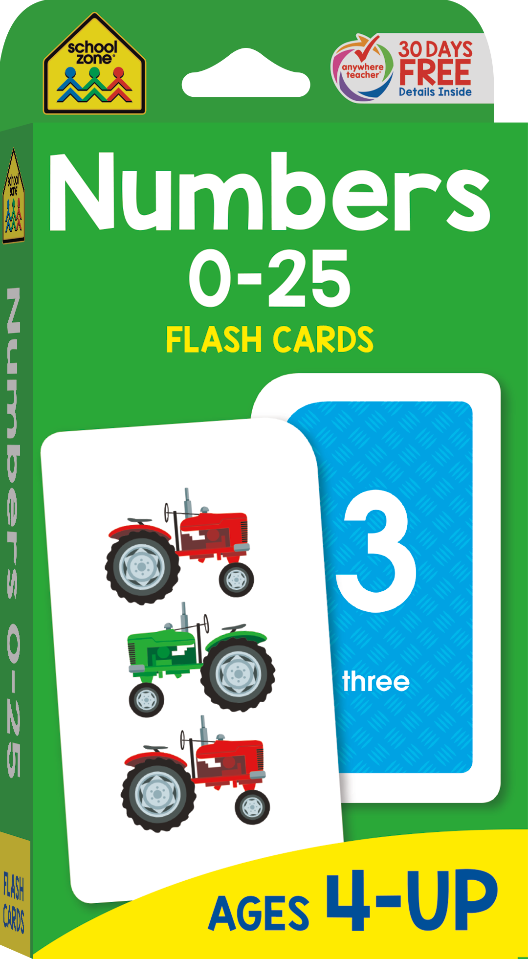 Number Flashcards 0-25 – School Zone Publishing Company