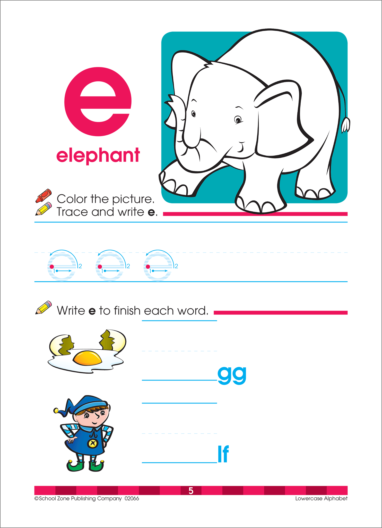 Lowercase Alphabet Preschool Workbook (32 Pages) – School Zone ...