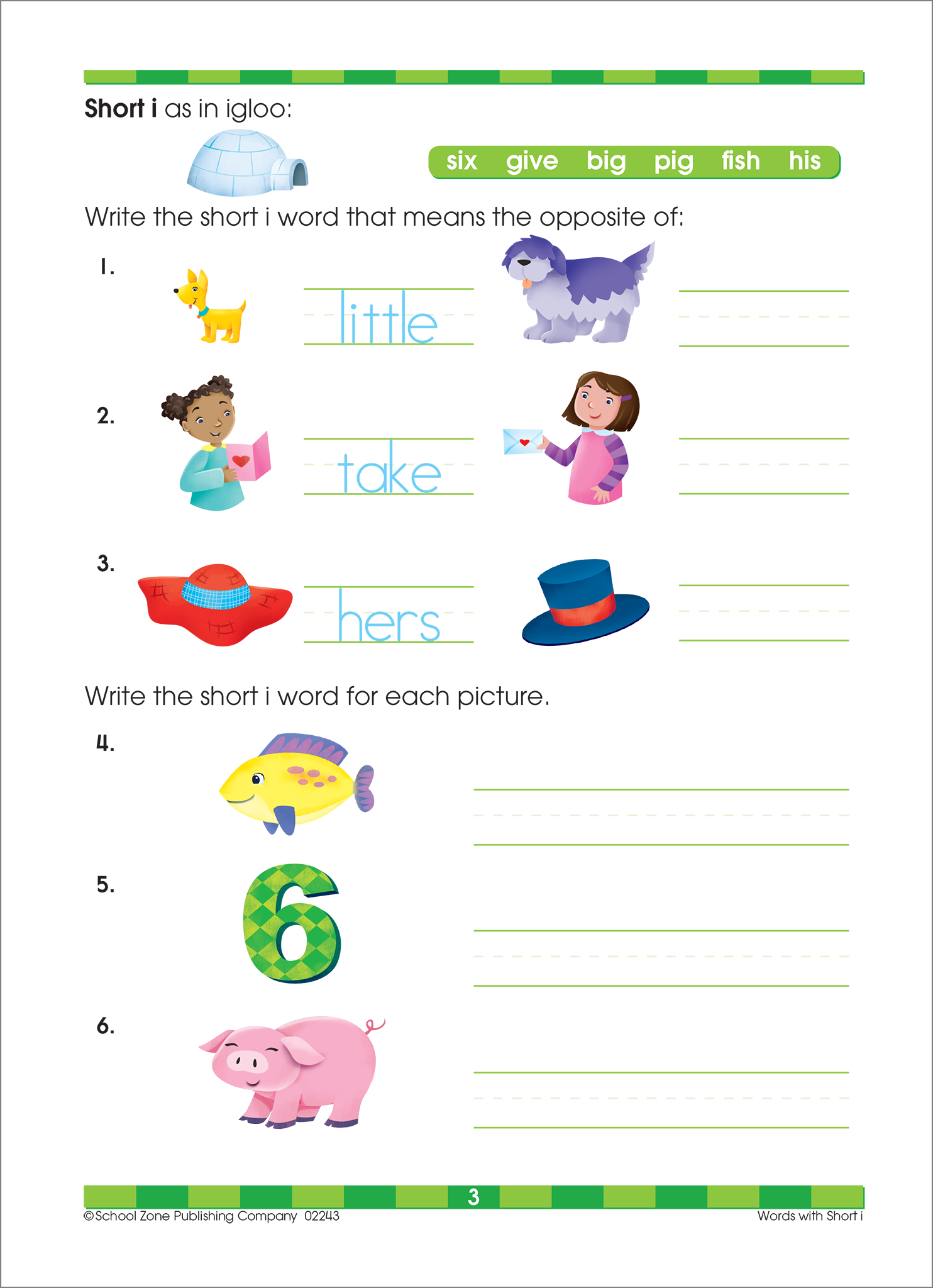 Beginning Reading Grades 1-2 Workbook – School Zone Publishing Company