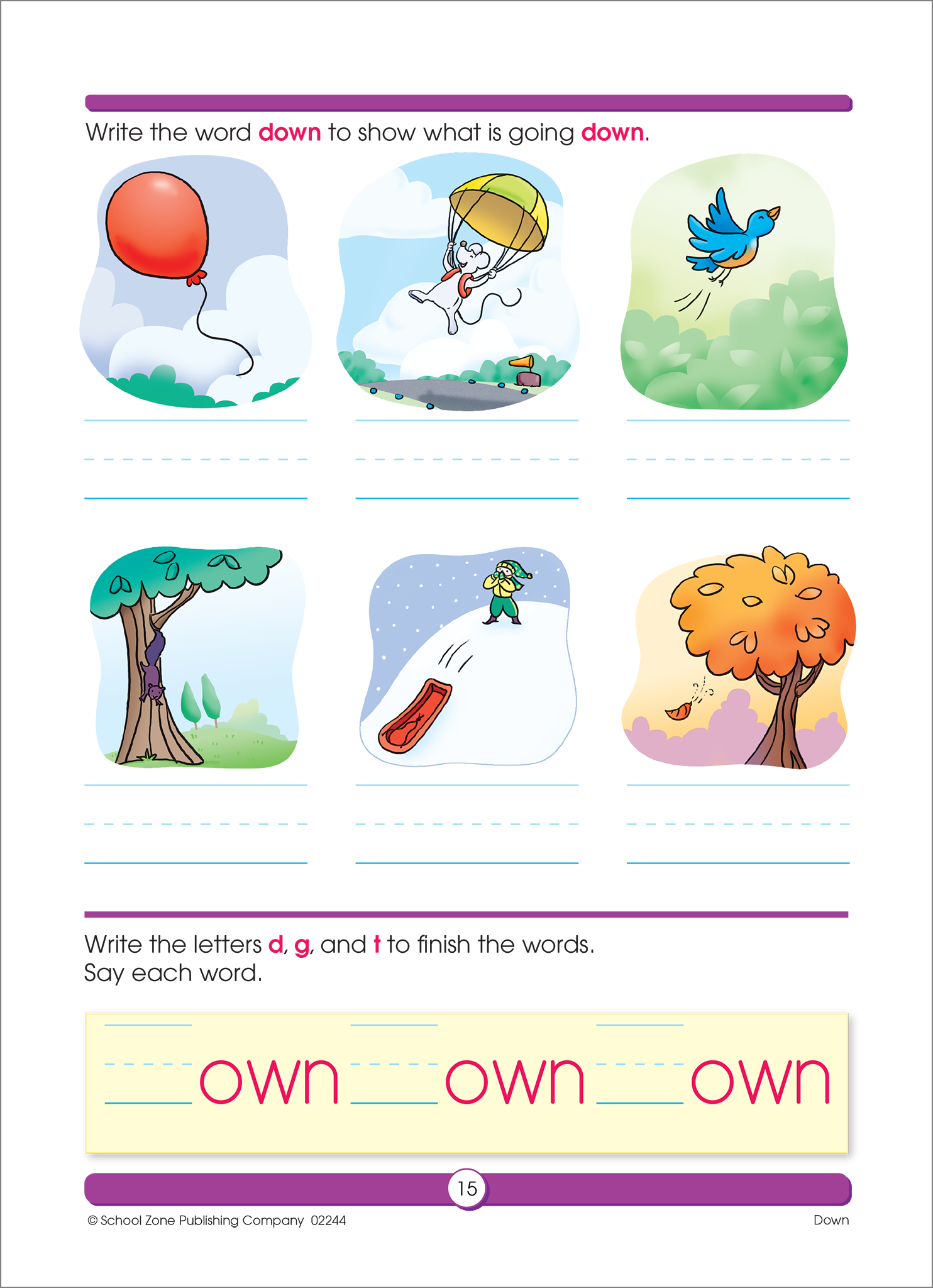 Sight Word Fun Grade 1 Workbook – School Zone Publishing Company