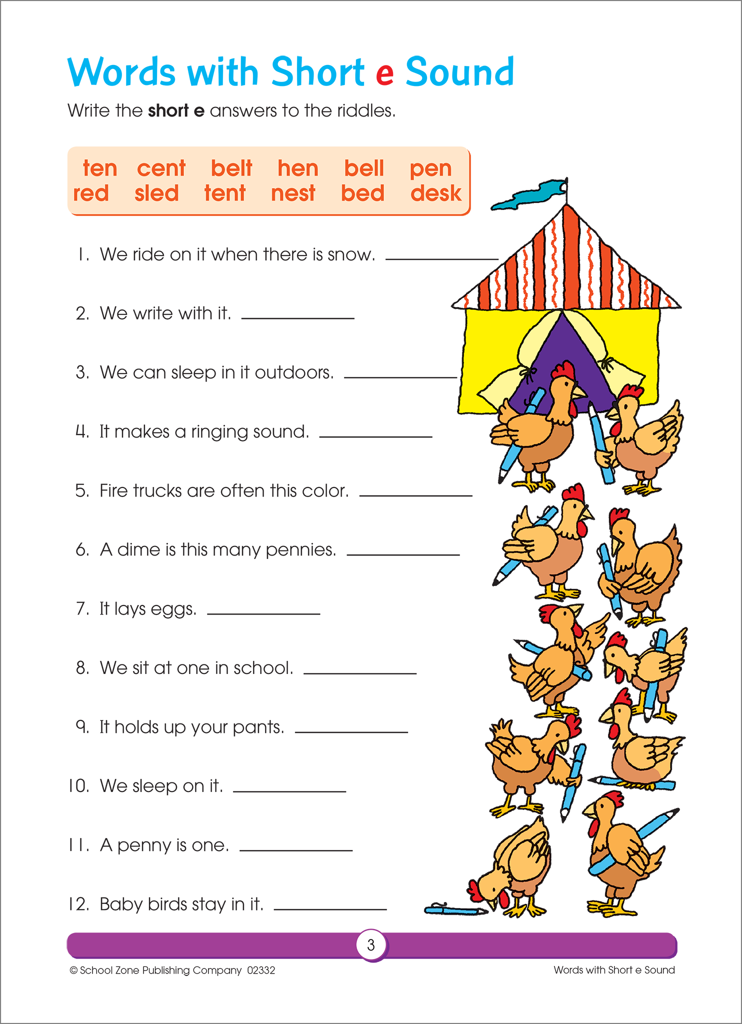Phonics Review Grades 1-3 Workbook – School Zone Publishing Company