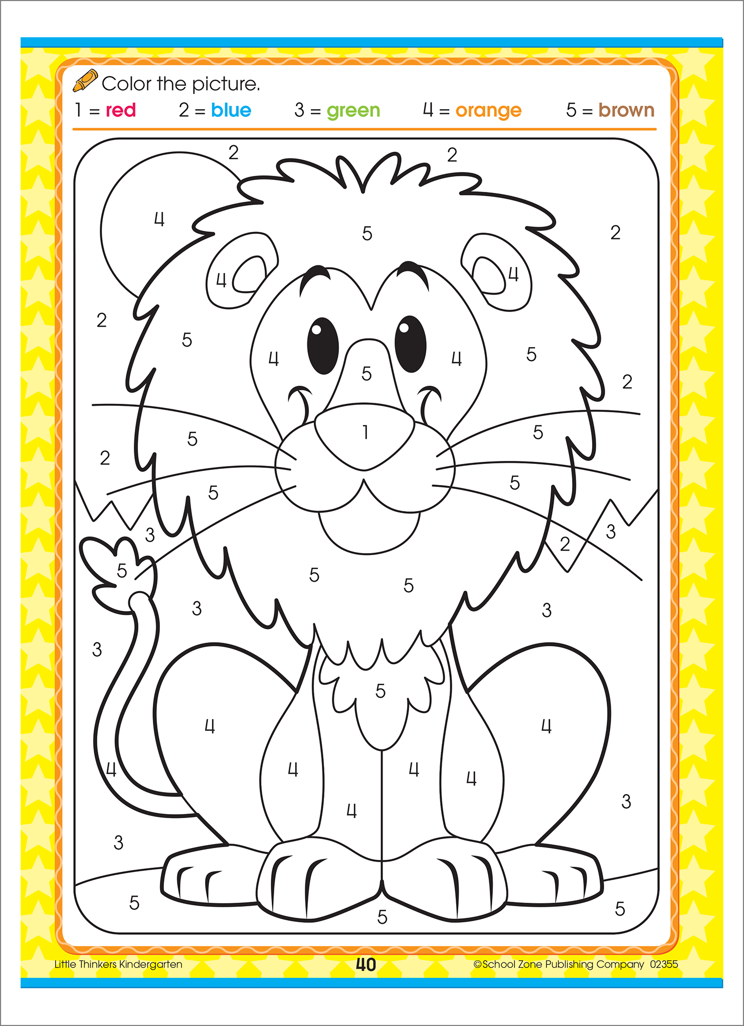 Little Thinkers Kindergarten Workbook – School Zone Publishing Company