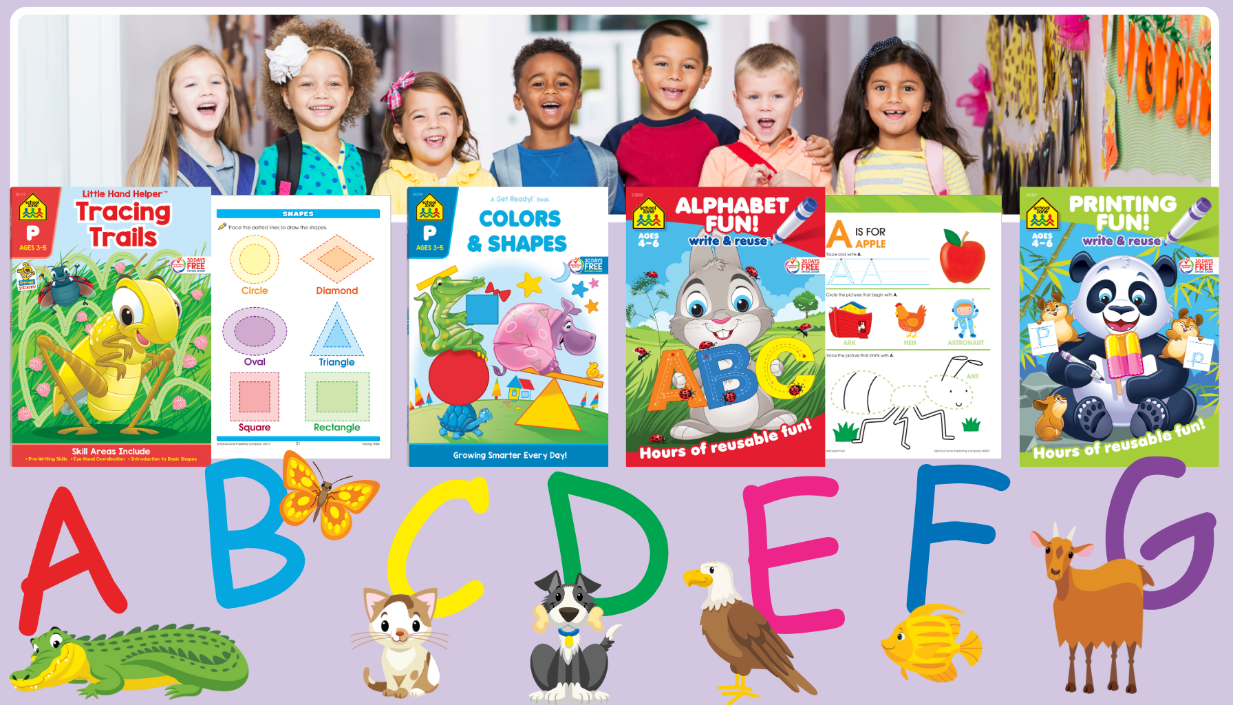 Alphabet Tracing & Motor Skills – School Zone Publishing Company