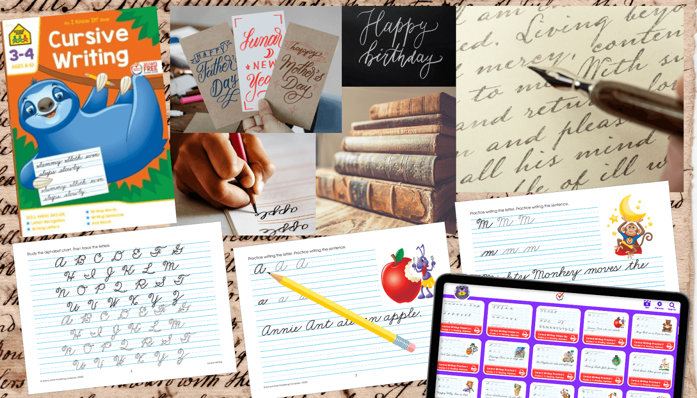 How to Teach Cursive Writing at Home – School Zone Publishing Company