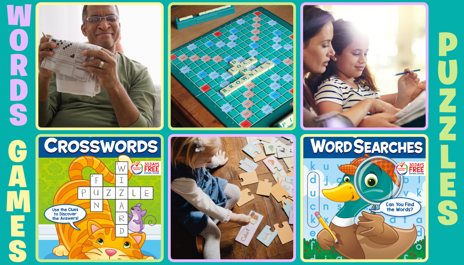 Word Puzzle Games: Enhance Learning – School Zone Publishing Company