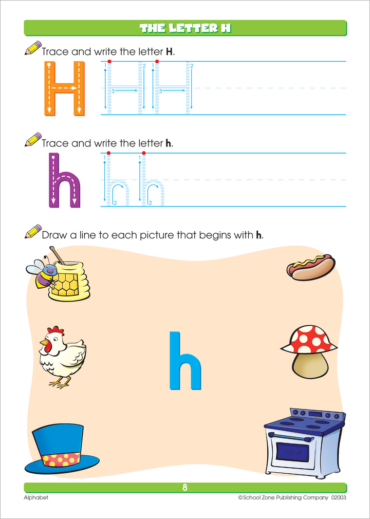 Alphabet Books for Kindergarten – School Zone Publishing Company