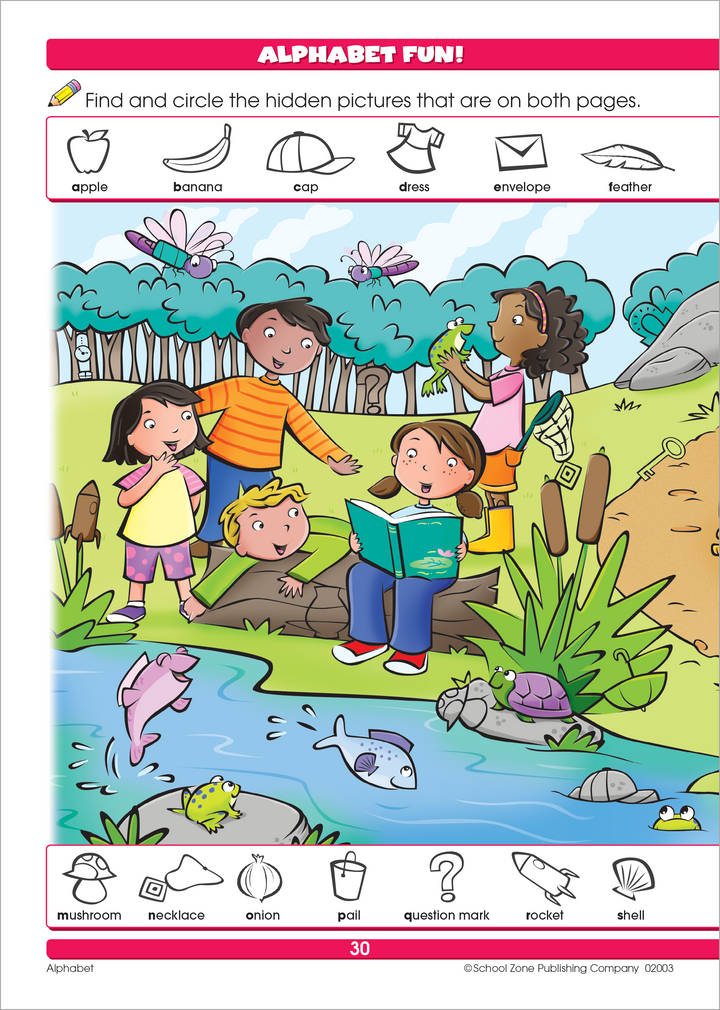 Alphabet Books for Kindergarten – School Zone Publishing Company