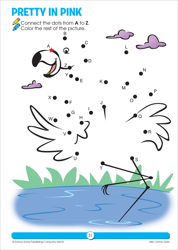 Dot to Dot Pre K Workbook – School Zone Publishing Company