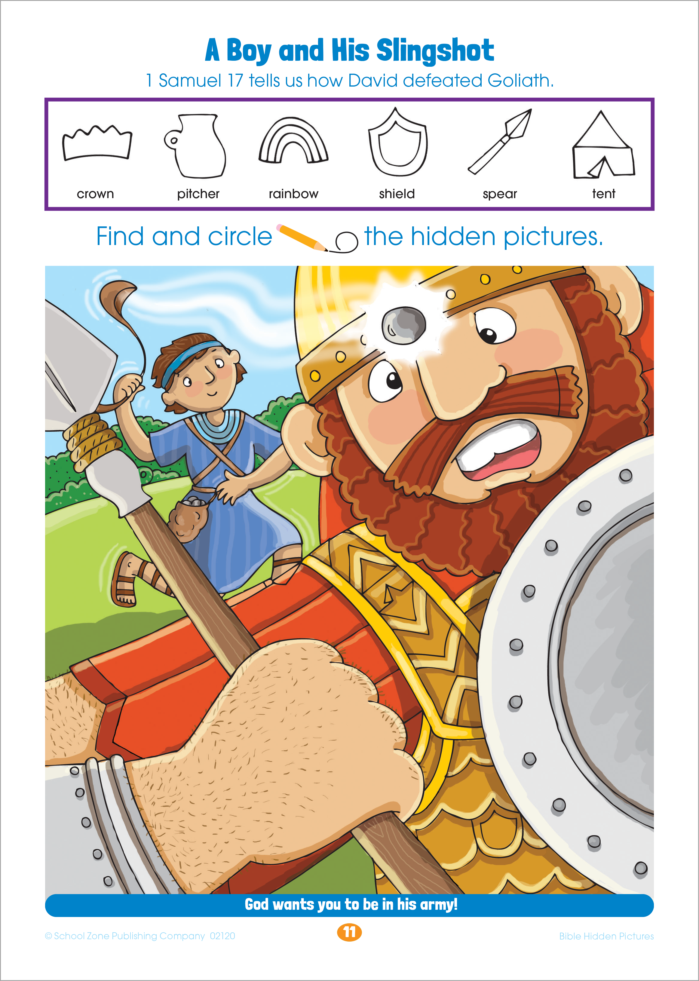 Bible Hidden Pictures & Activities P-K – School Zone Publishing Company