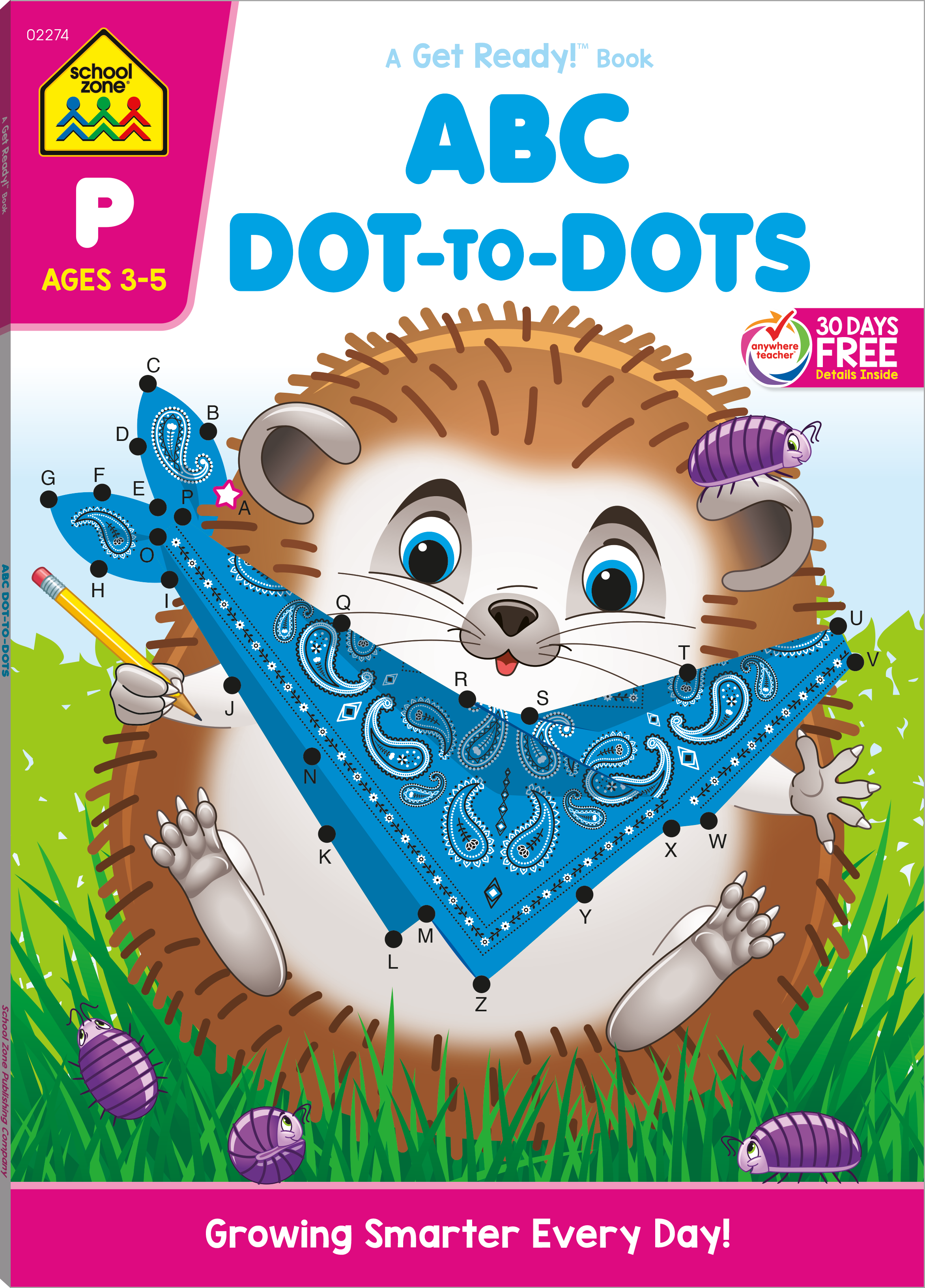 ABC Dot to Dots Preschool Workbook – School Zone Publishing Company
