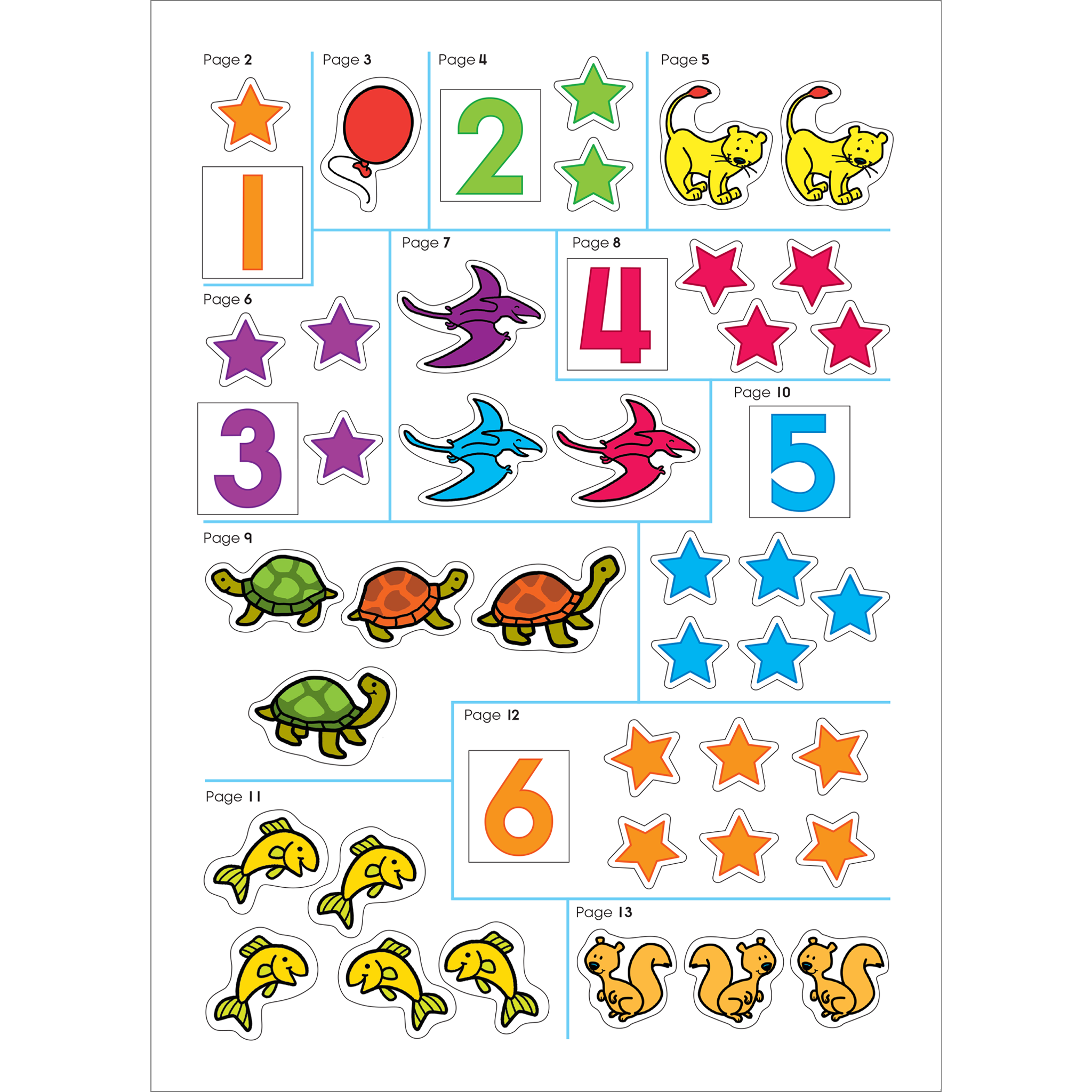 Math Stickers Workbook: Fun Learning - School Zone Website – School ...