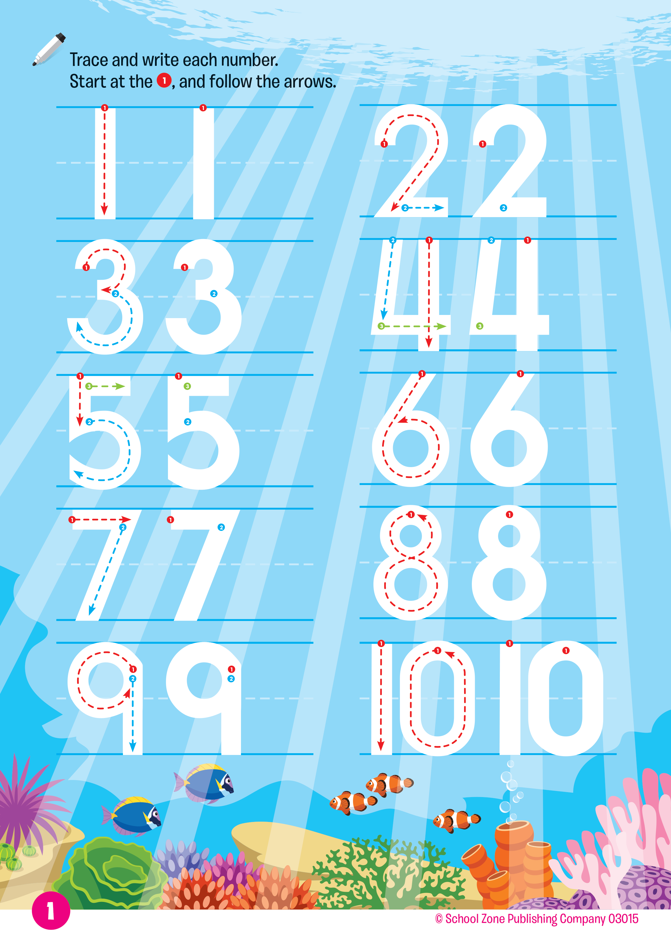 Kindergarten Fun! Write & Reuse Workbook – School Zone Publishing Company