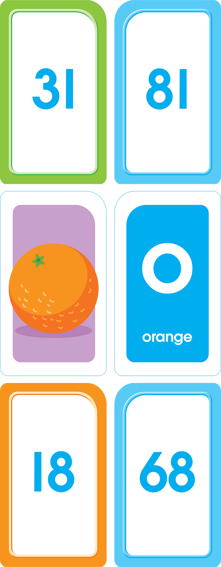 Get Ready Flash Cards Alphabet & Numbers (2-Pack) – School Zone ...