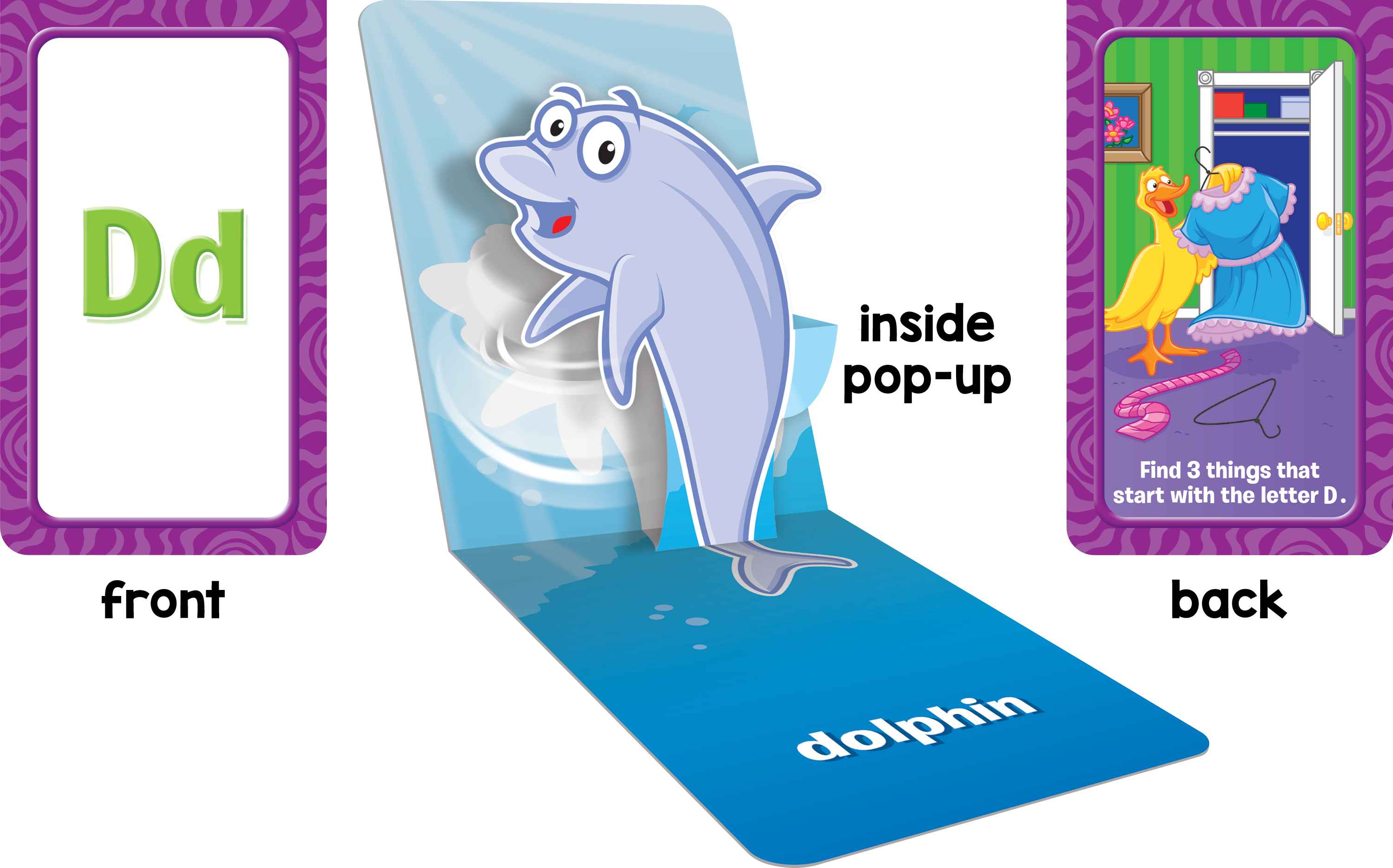 Animal Alphabet Cards: Pop-Up Cards – School Zone Publishing Company