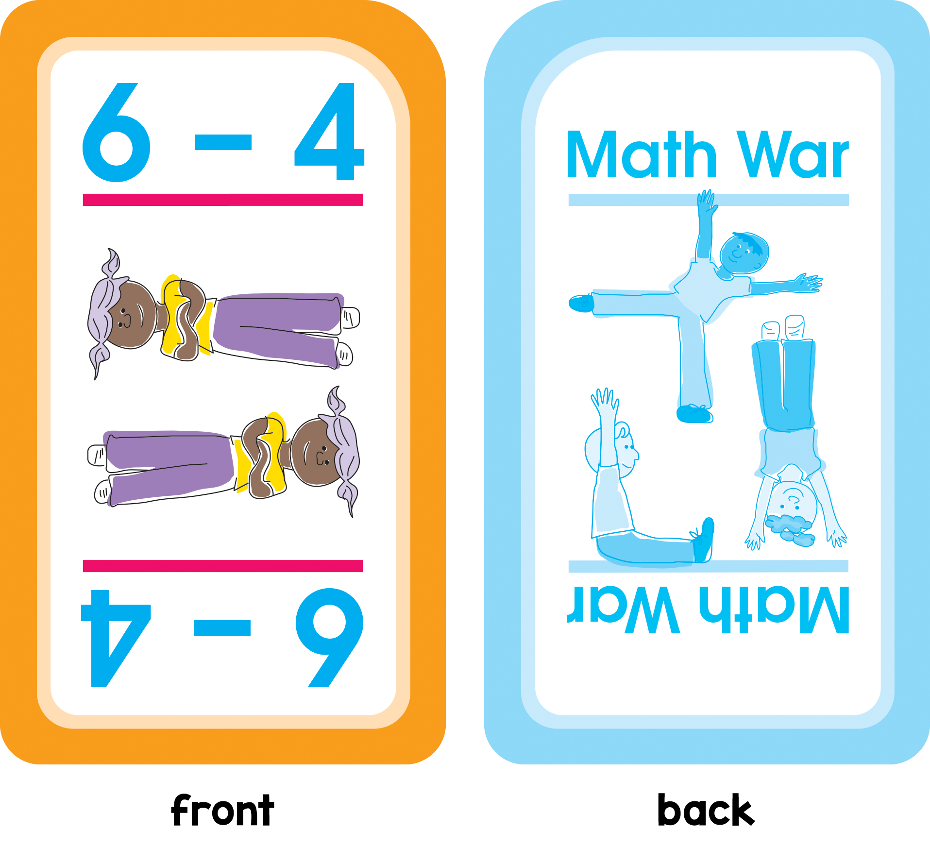 Math War Addition and Subtraction Game Cards – School Zone Publishing ...