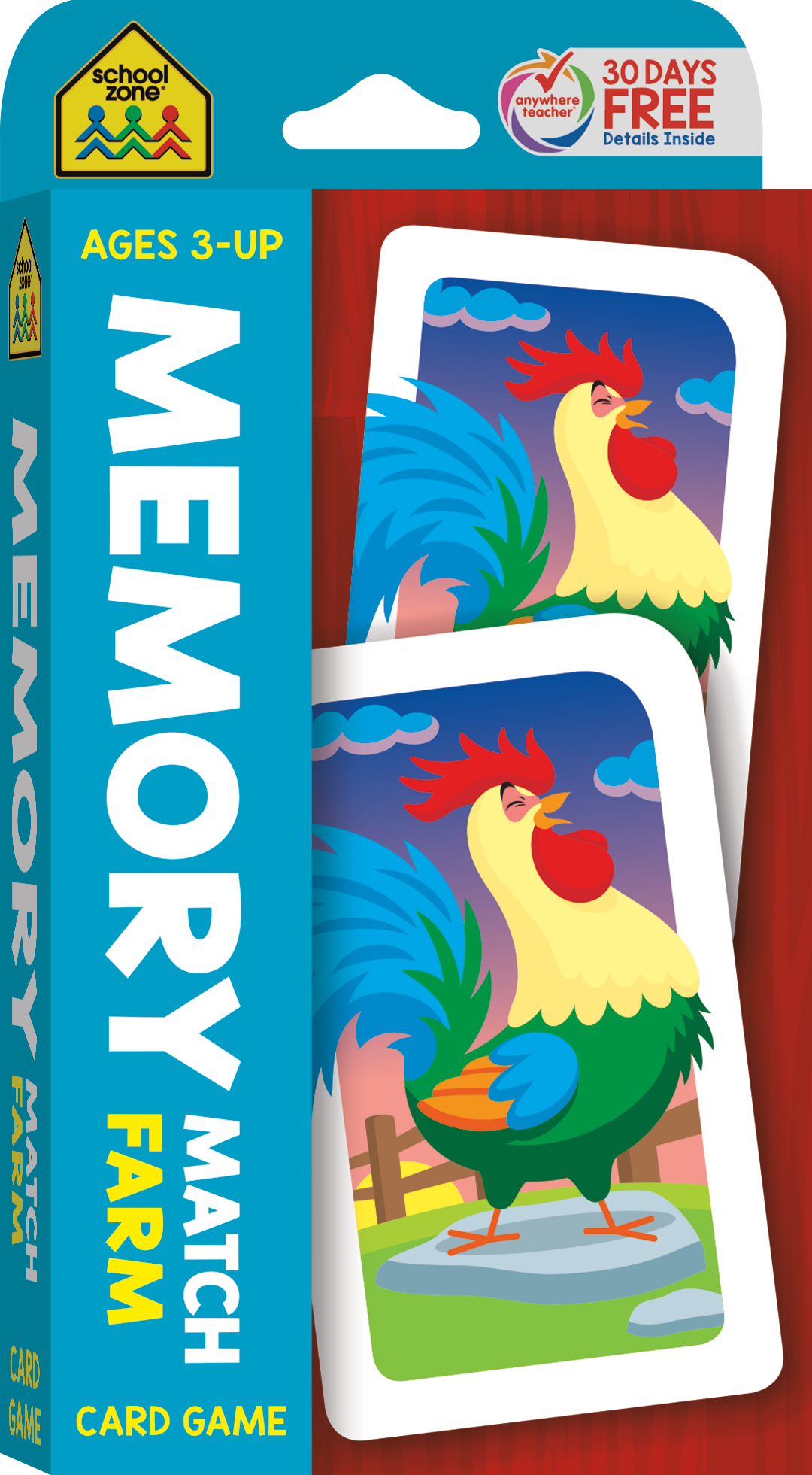 Matching Card Games: Farm Fun for Kids – School Zone Publishing Company