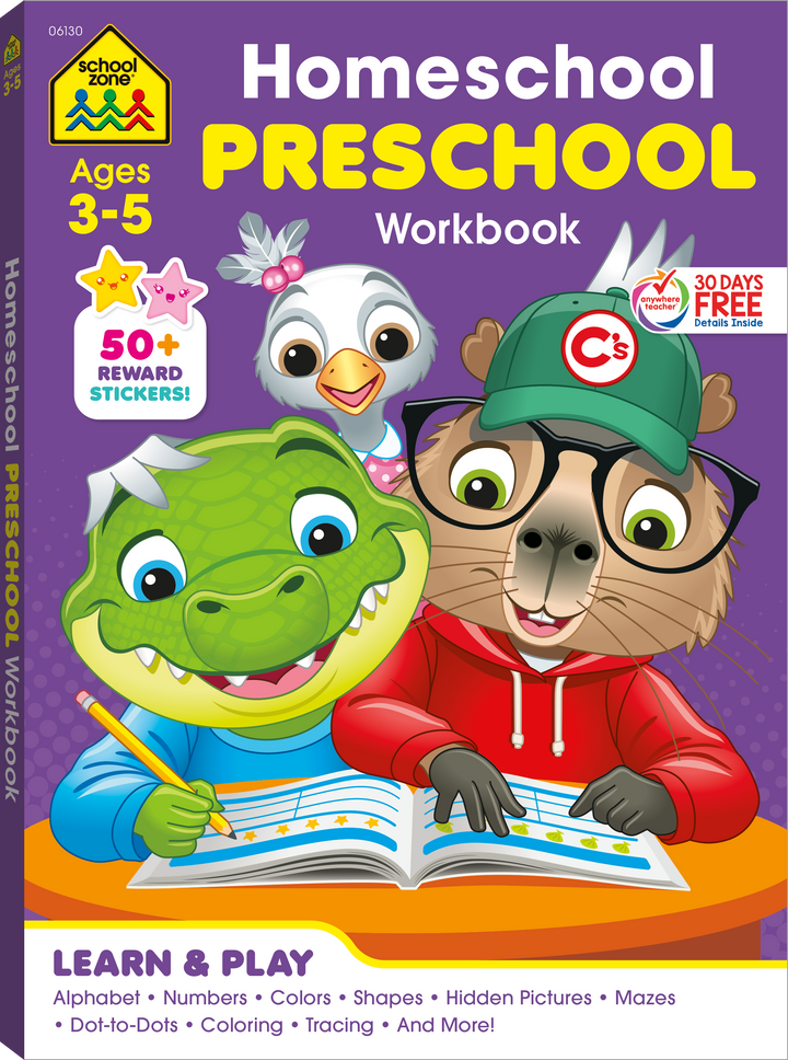 Homeschool Preschool Workbook – School Zone Publishing Company