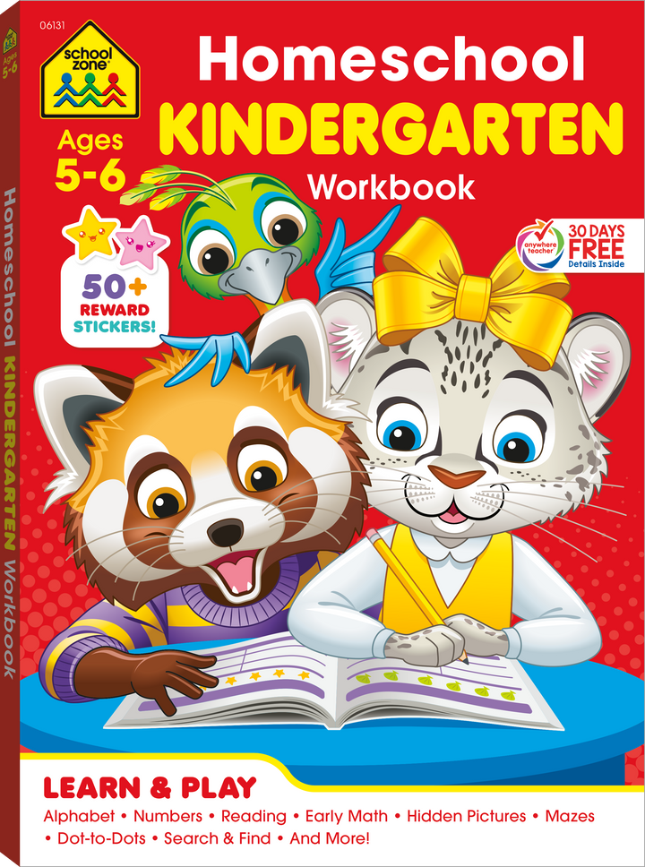 Homeschool Kindergarten Workbook – School Zone Publishing Company