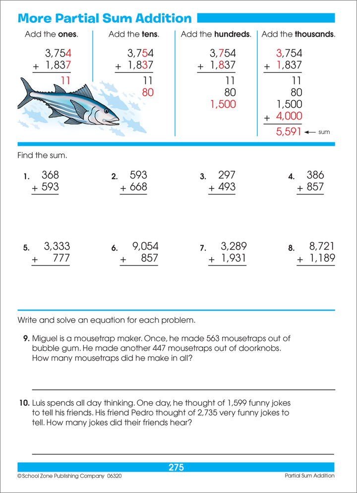 Big Third & Fourth Grade Workbook – School Zone Publishing Company