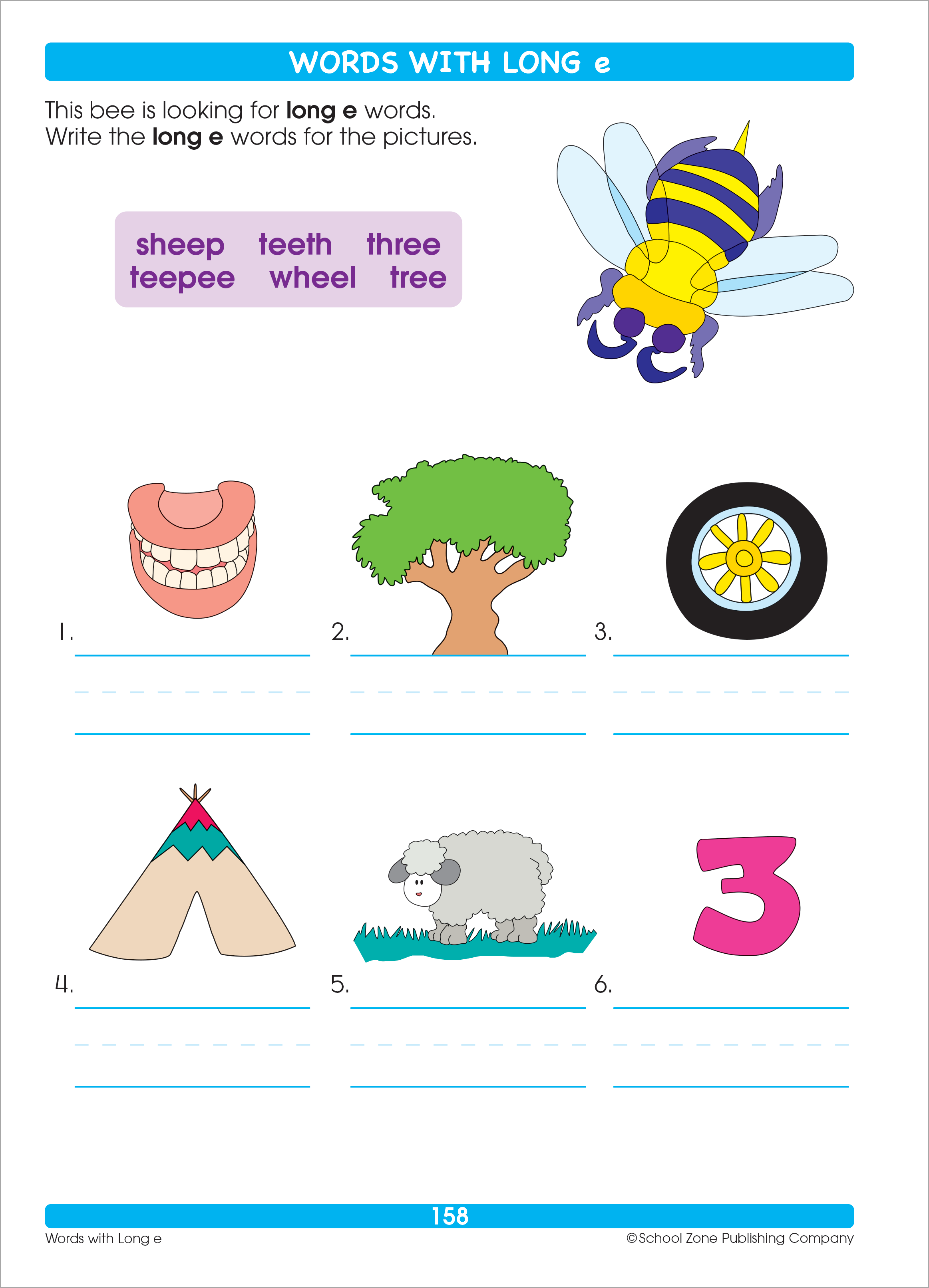 Big Spelling: Workbook for Grades 1-3 – School Zone Publishing Company