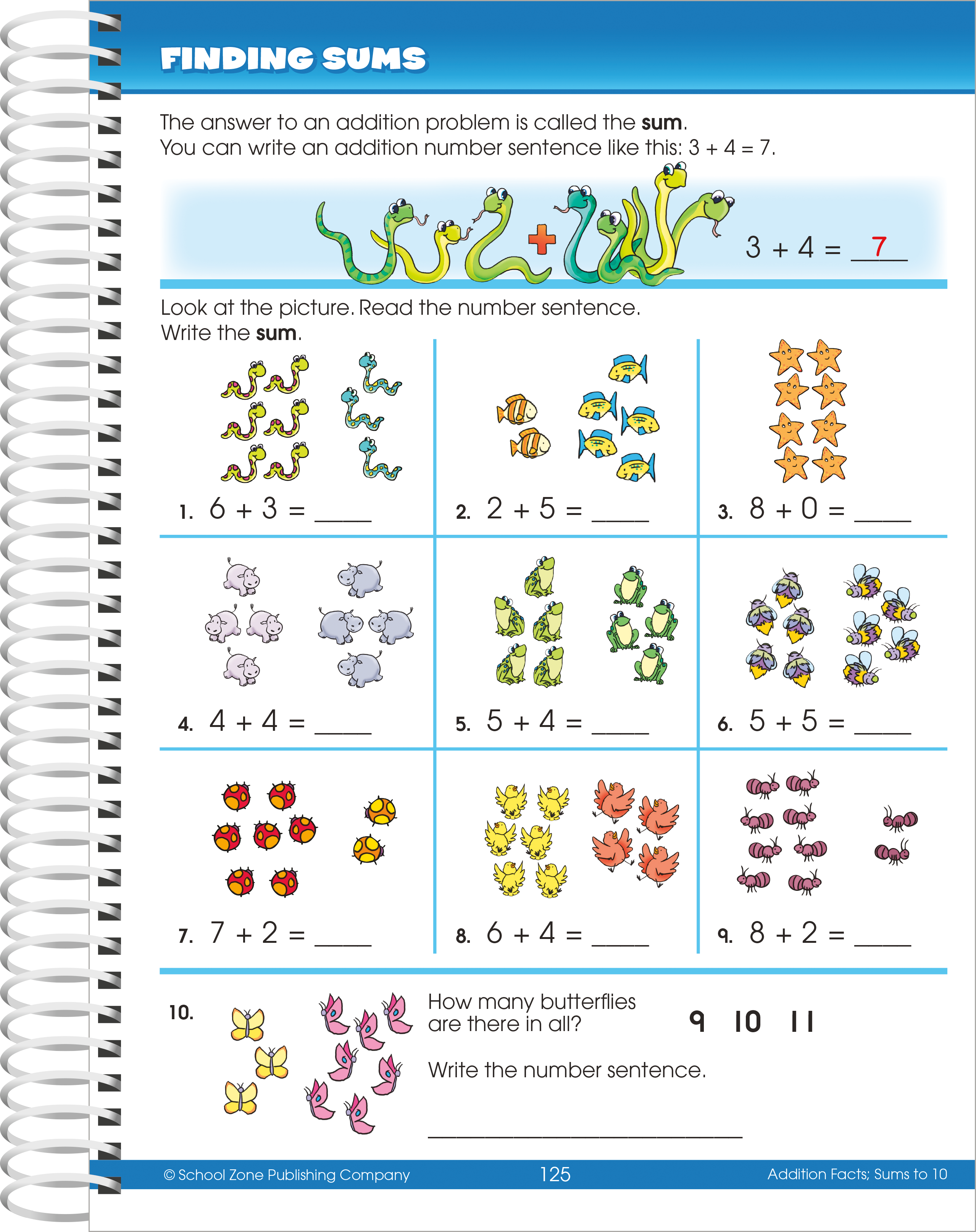 Second Grade Educational Workbook - School Zone Website – School Zone ...
