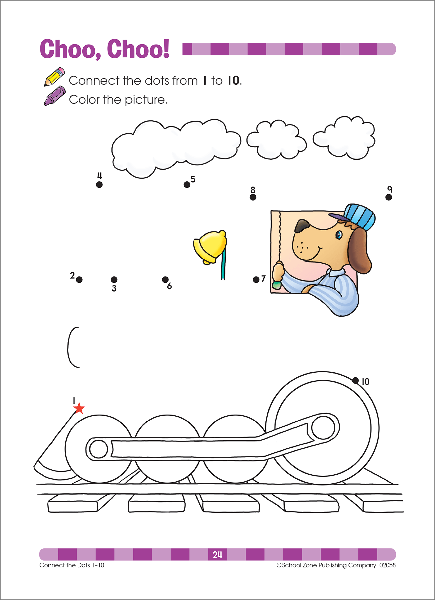 Numbers & Connect the Dots Game – School Zone Publishing Company