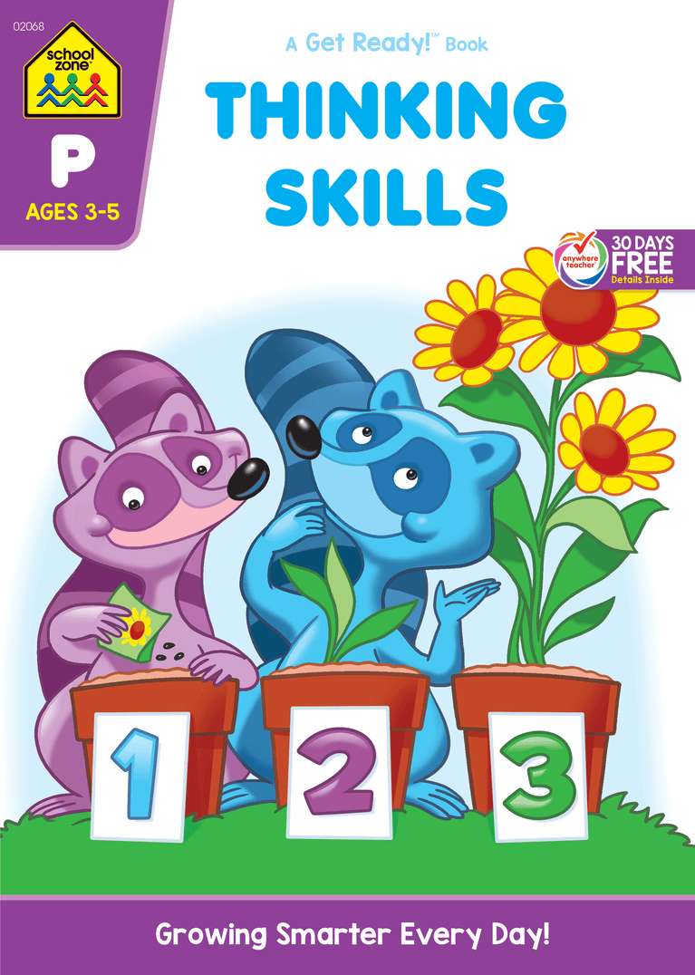 Thinking Skills Preschool Workbook – School Zone Publishing Company