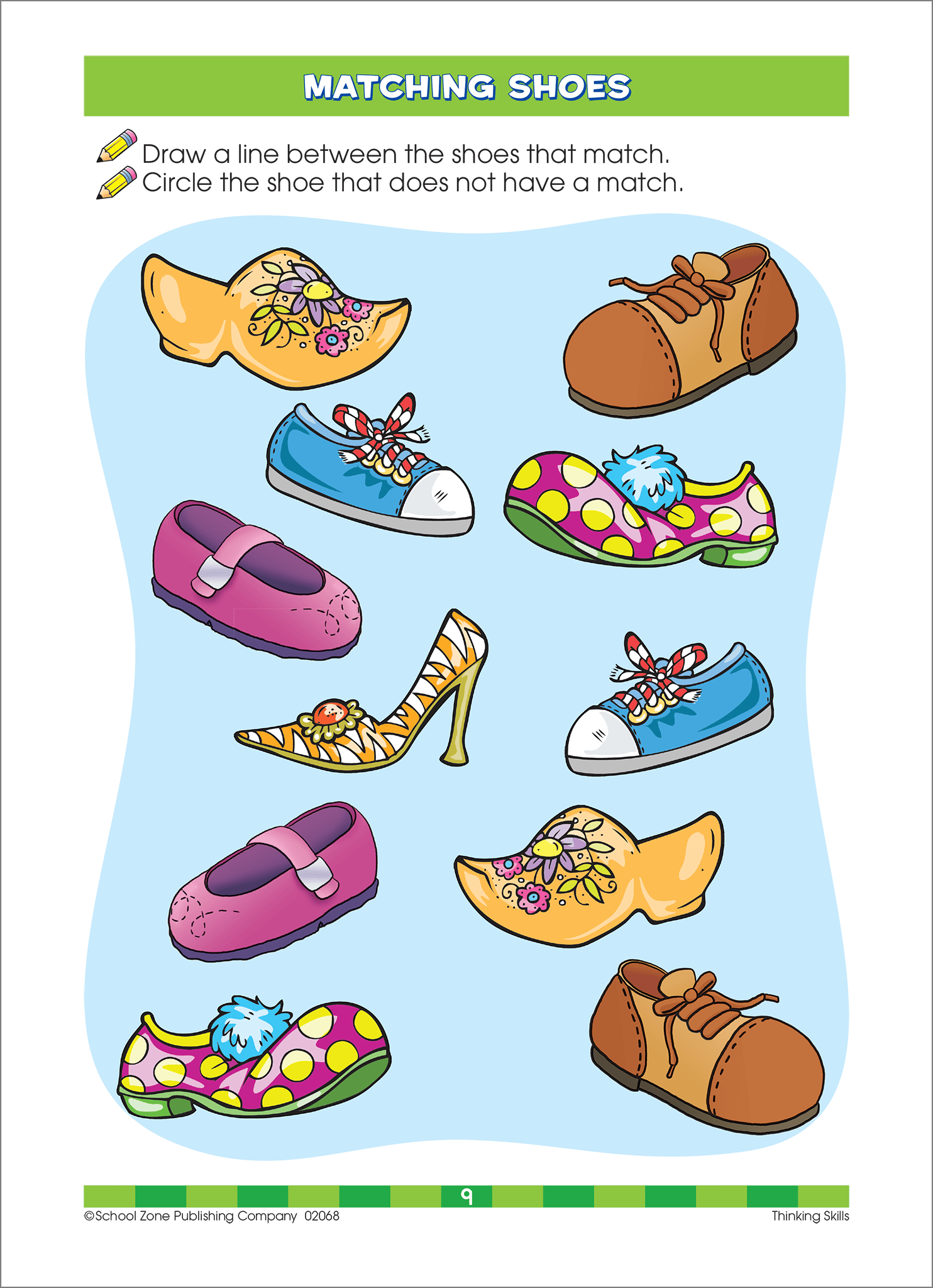 Cognitive Development Preschool Workbook – School Zone Publishing Company