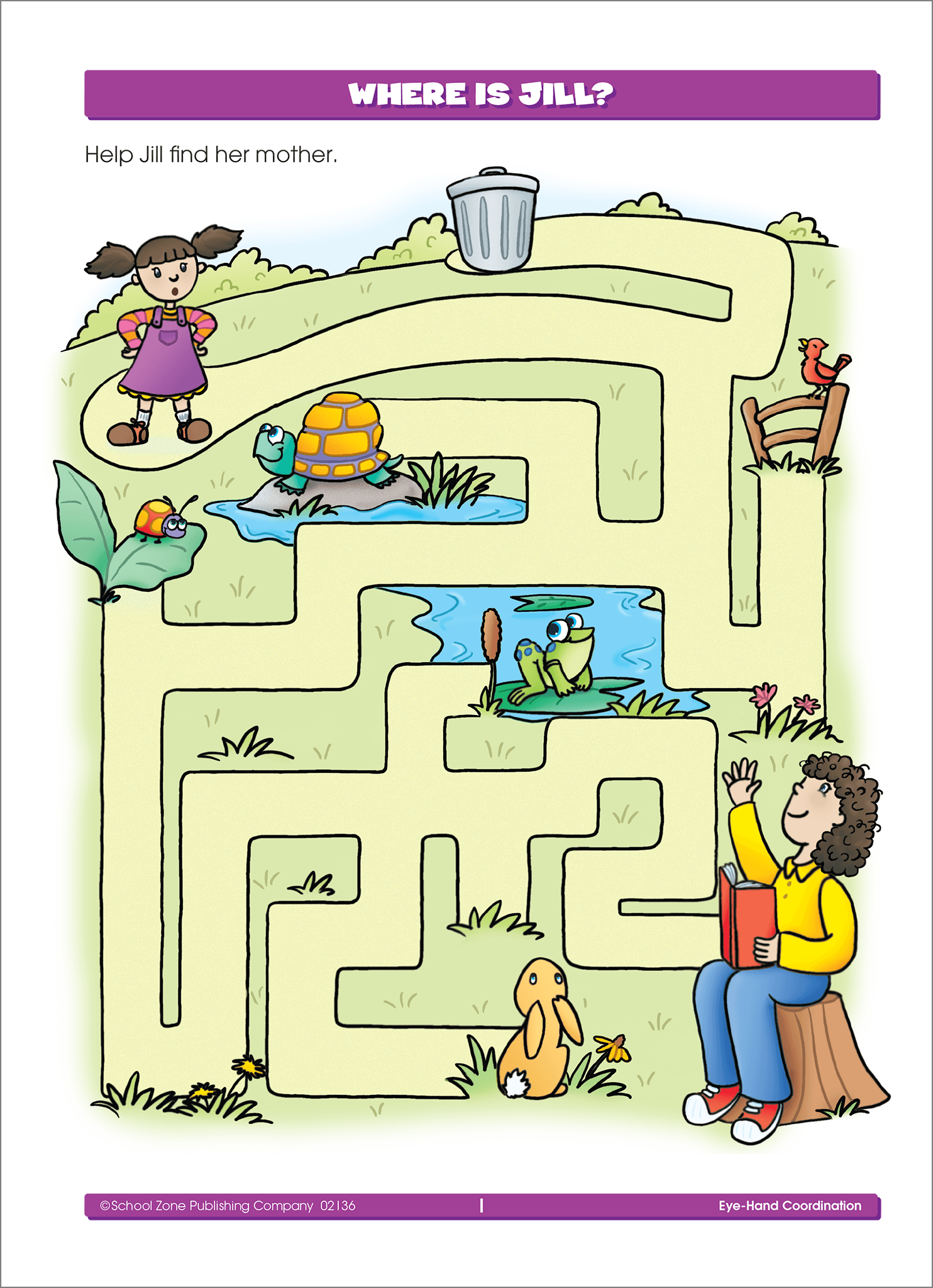 Easy Reading for Kindergarten Workbook - School Zone Website – School ...