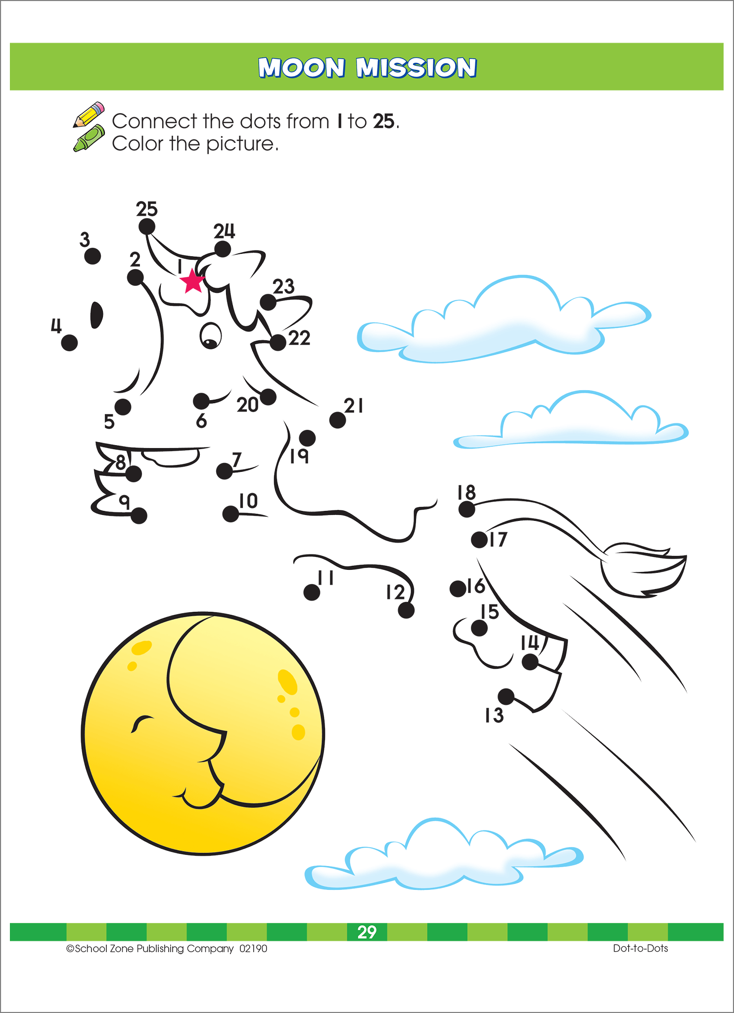 Dot to Dot Book for Preschoolers - School Zone Website – School Zone ...