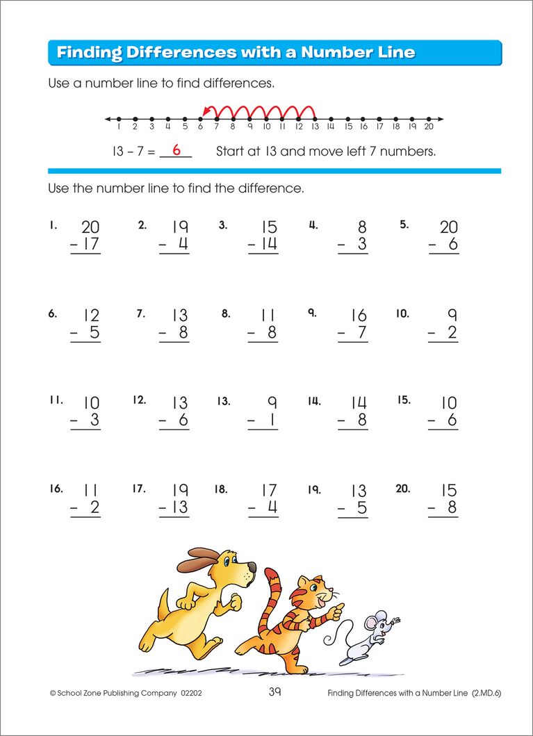 Math Basics Grade 2 Workbook – School Zone Publishing Company