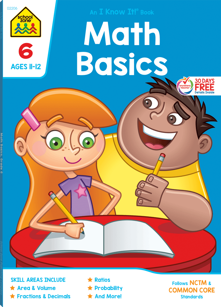 Math Basics Grade 6 Workbook – School Zone Publishing Company