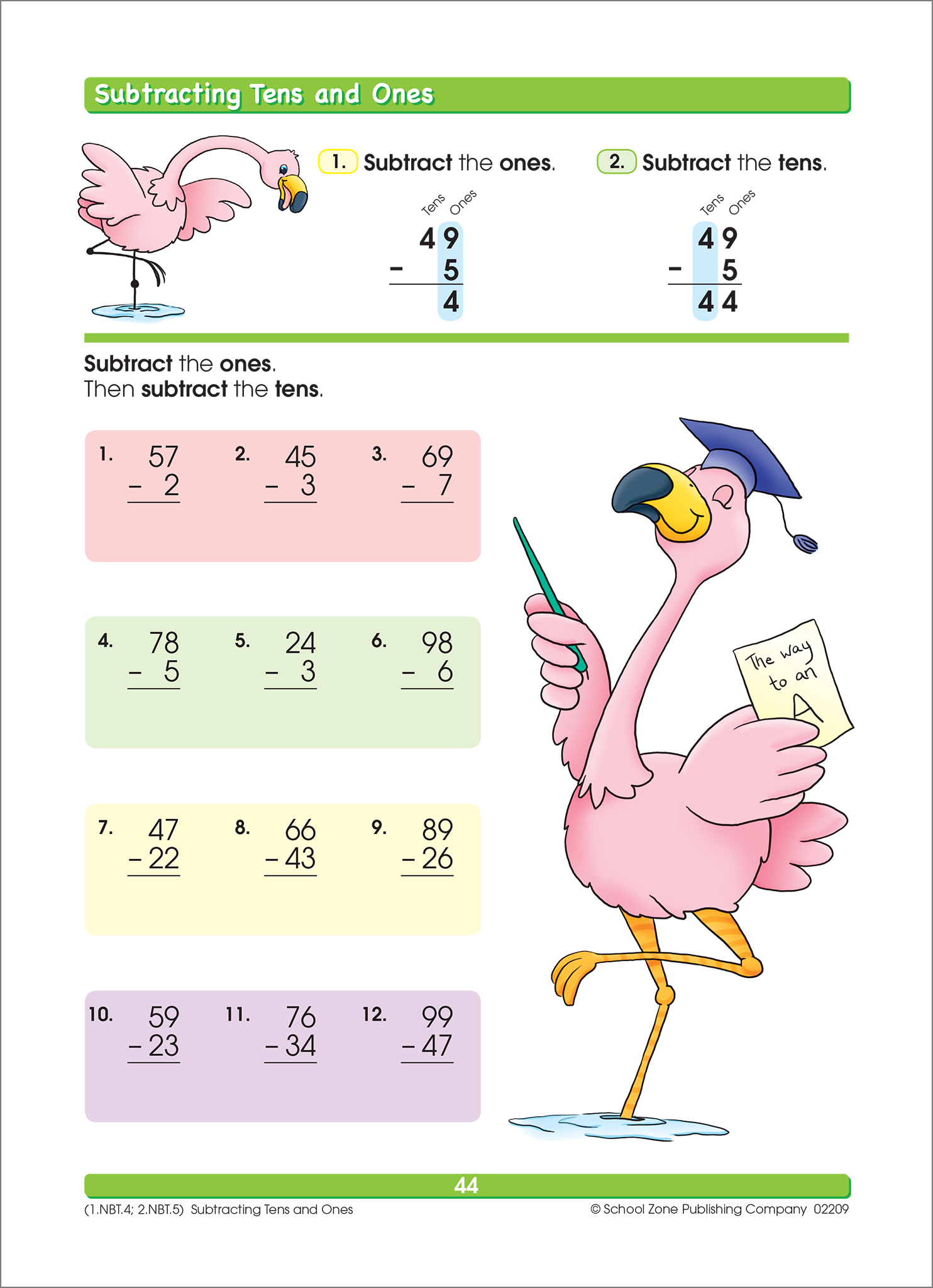 Addition & Subtraction Workbooks for Grades 1-2 - School Zone Website ...