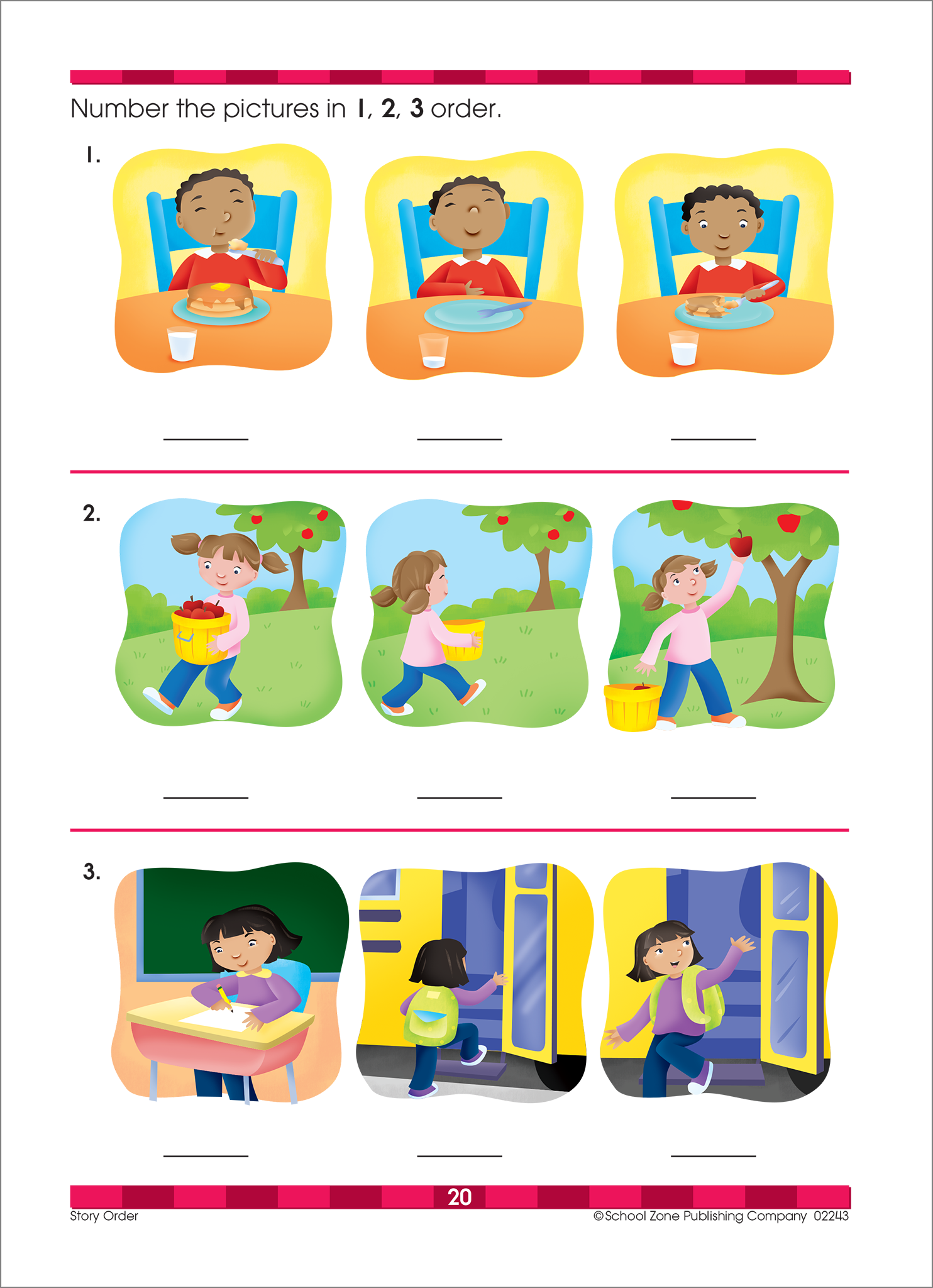 Best Reading Comprehension Workbook Grades 1-2 – School Zone Publishing ...