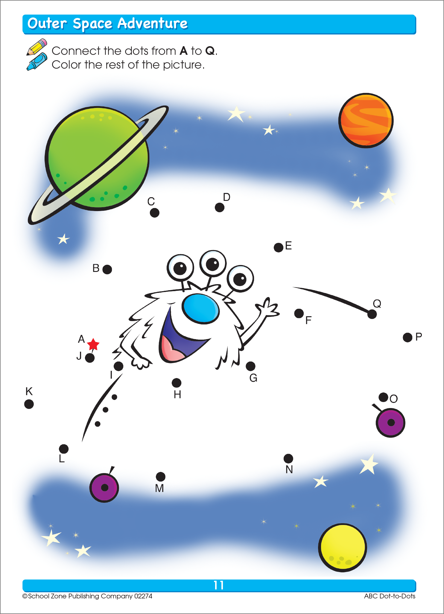 ABC Dot to Dot Preschool Workbook - School Zone Website – School Zone ...