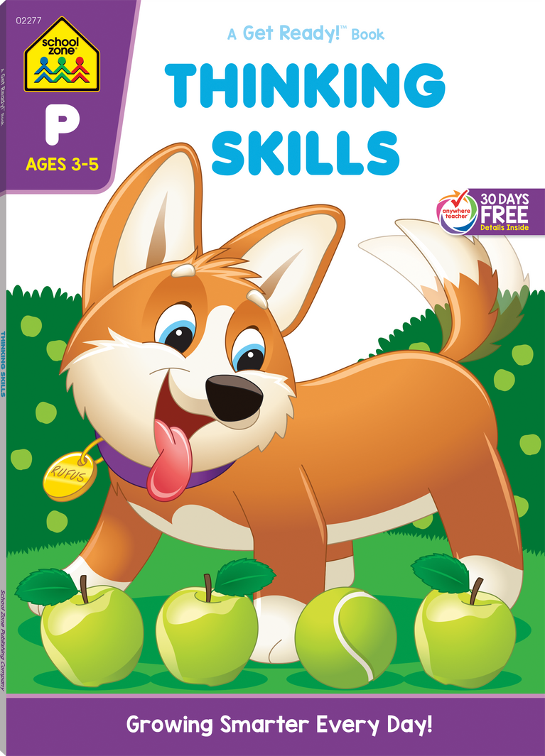 Thinking Skills Preschool Workbook – School Zone Publishing Company
