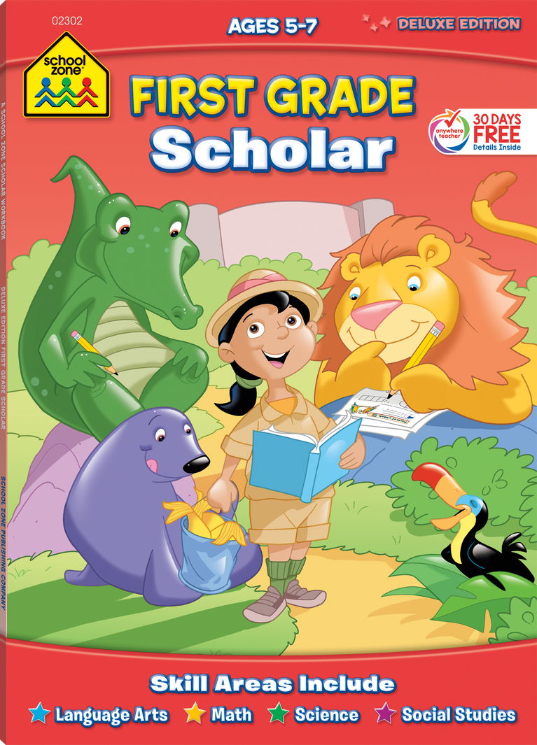 First Grade Scholar Workbook – School Zone Publishing Company