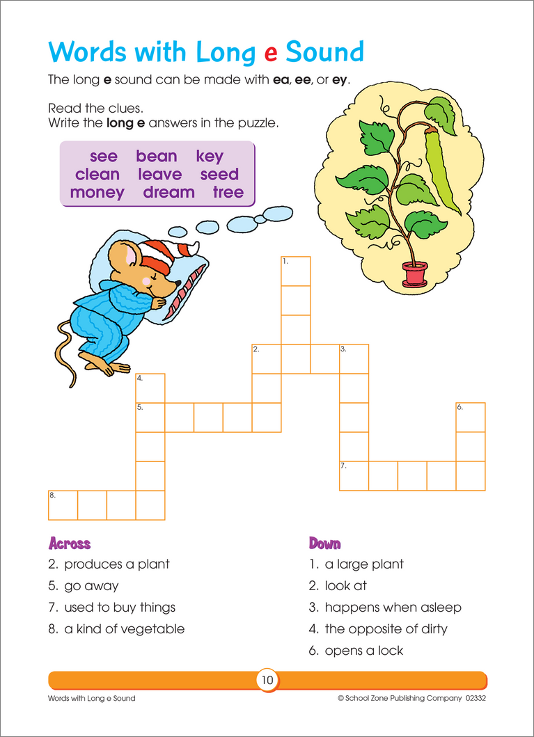 Phonics Review Grades 1-3 Workbook – School Zone Publishing Company