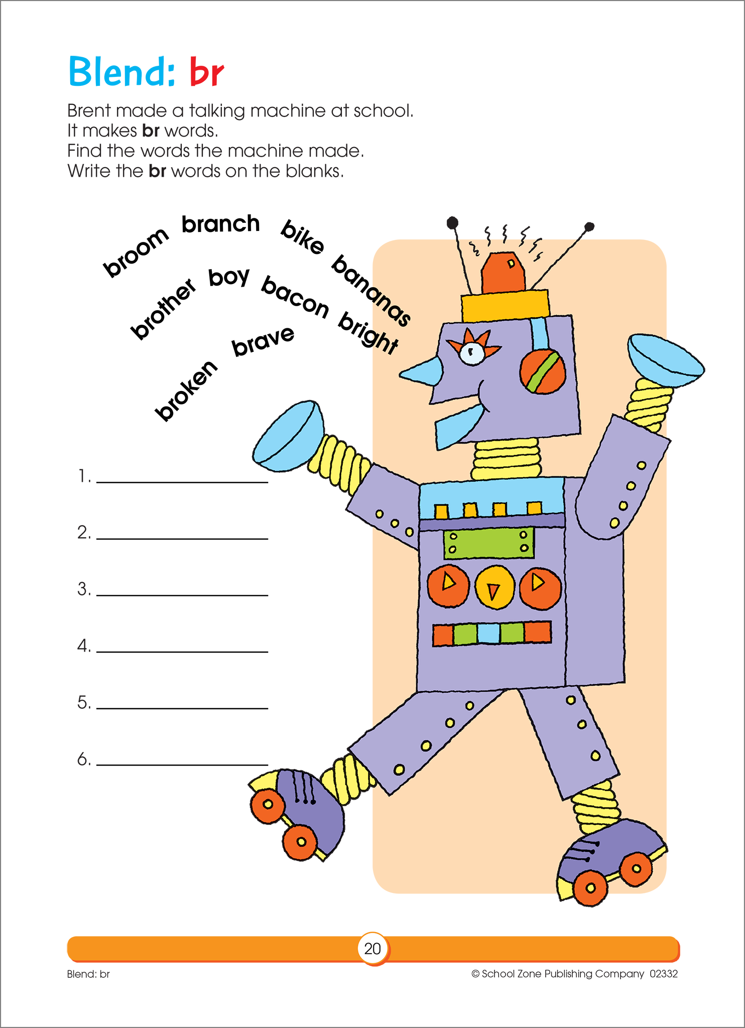 Phonics Workbook: Fun Activities – School Zone Publishing Company