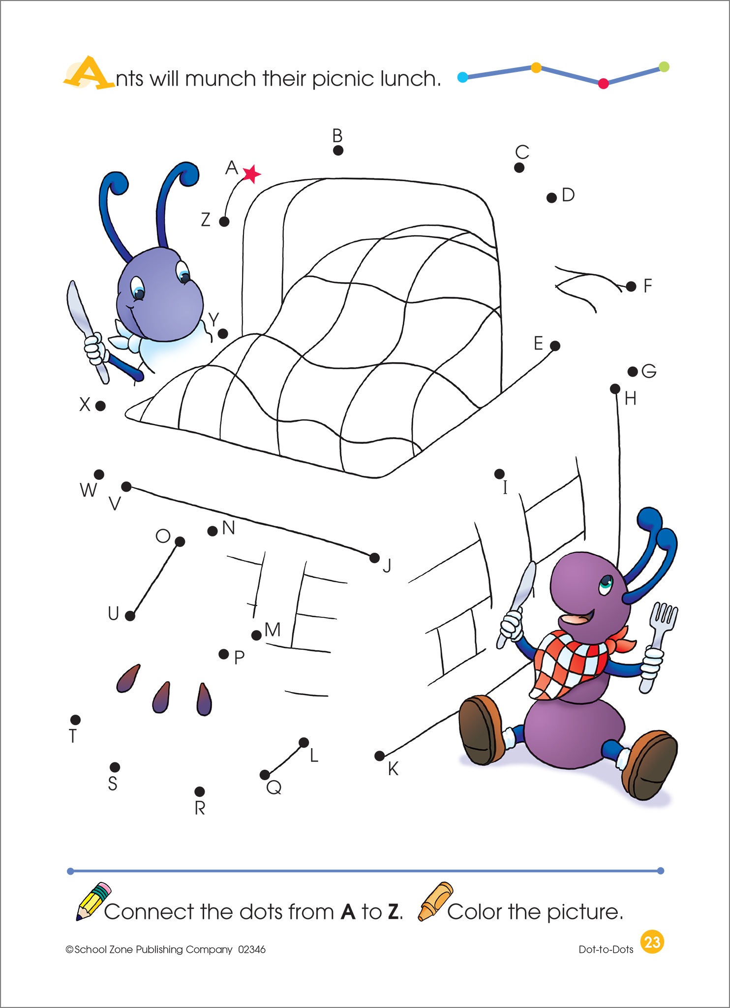 ABC Puzzle: Alphabet Dot to Dot - School Zone Website – School Zone ...