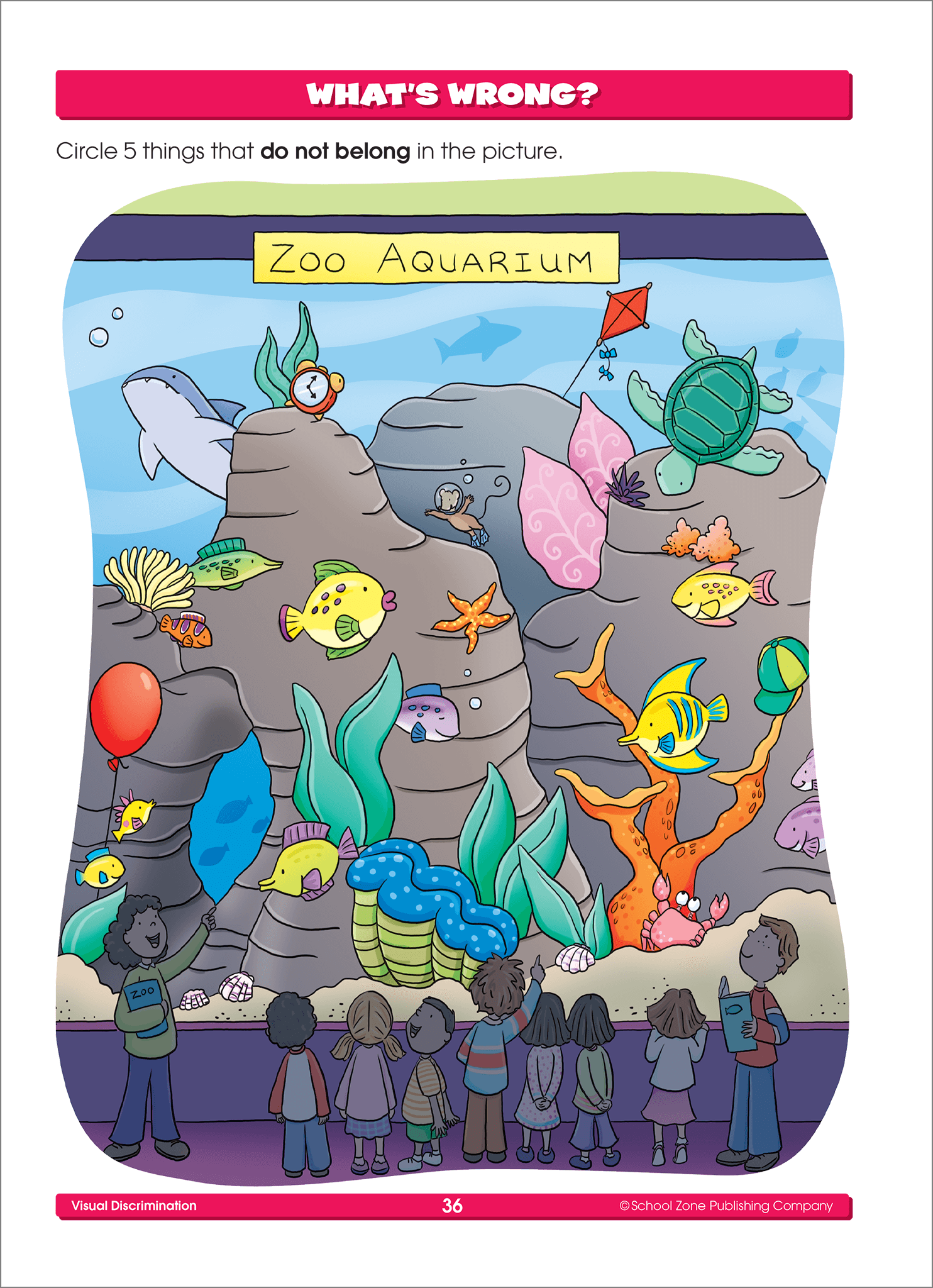 Kindergarten Workbook: Math & Reading – School Zone Publishing Company