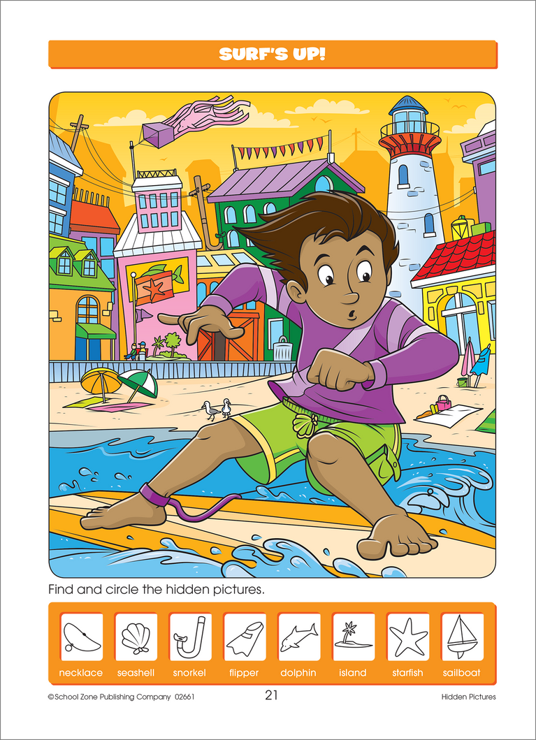 Hidden Pictures Workbook – School Zone Publishing Company