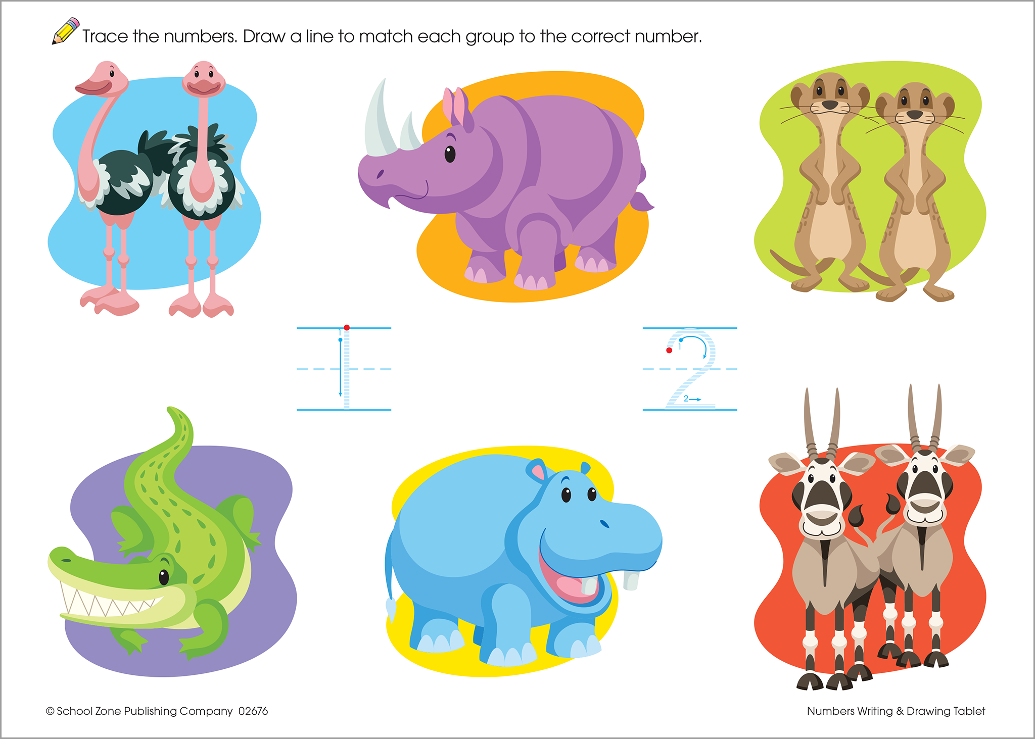 Number Writing Practice for Preschoolers – School Zone Publishing Company