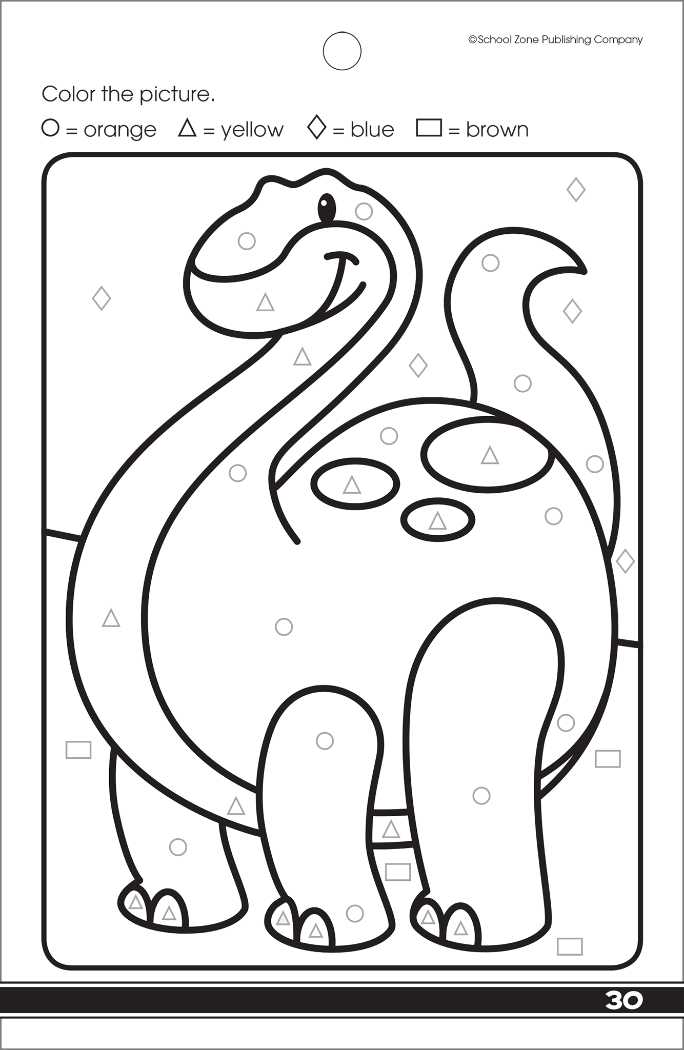 Alphabet Coloring Book: Preschool Workbook – School Zone Publishing Company