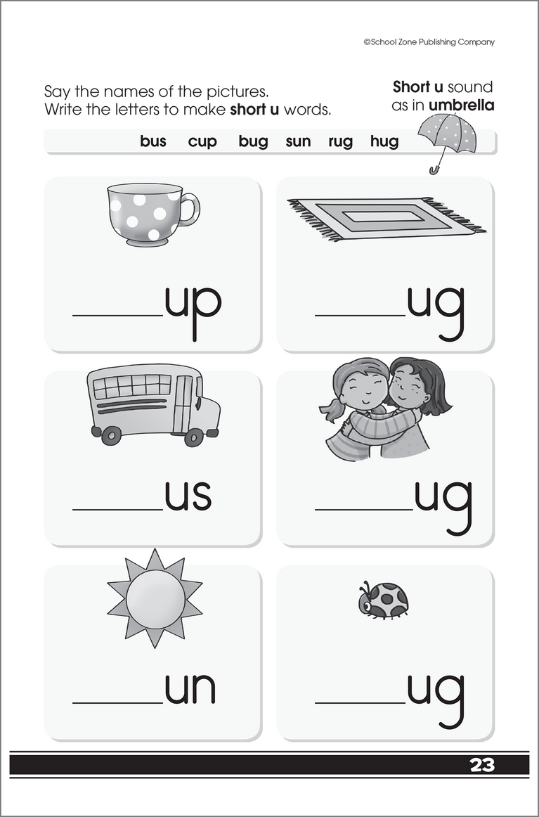 Get Ready To Read Grades K-1 Workbook – School Zone Publishing Company