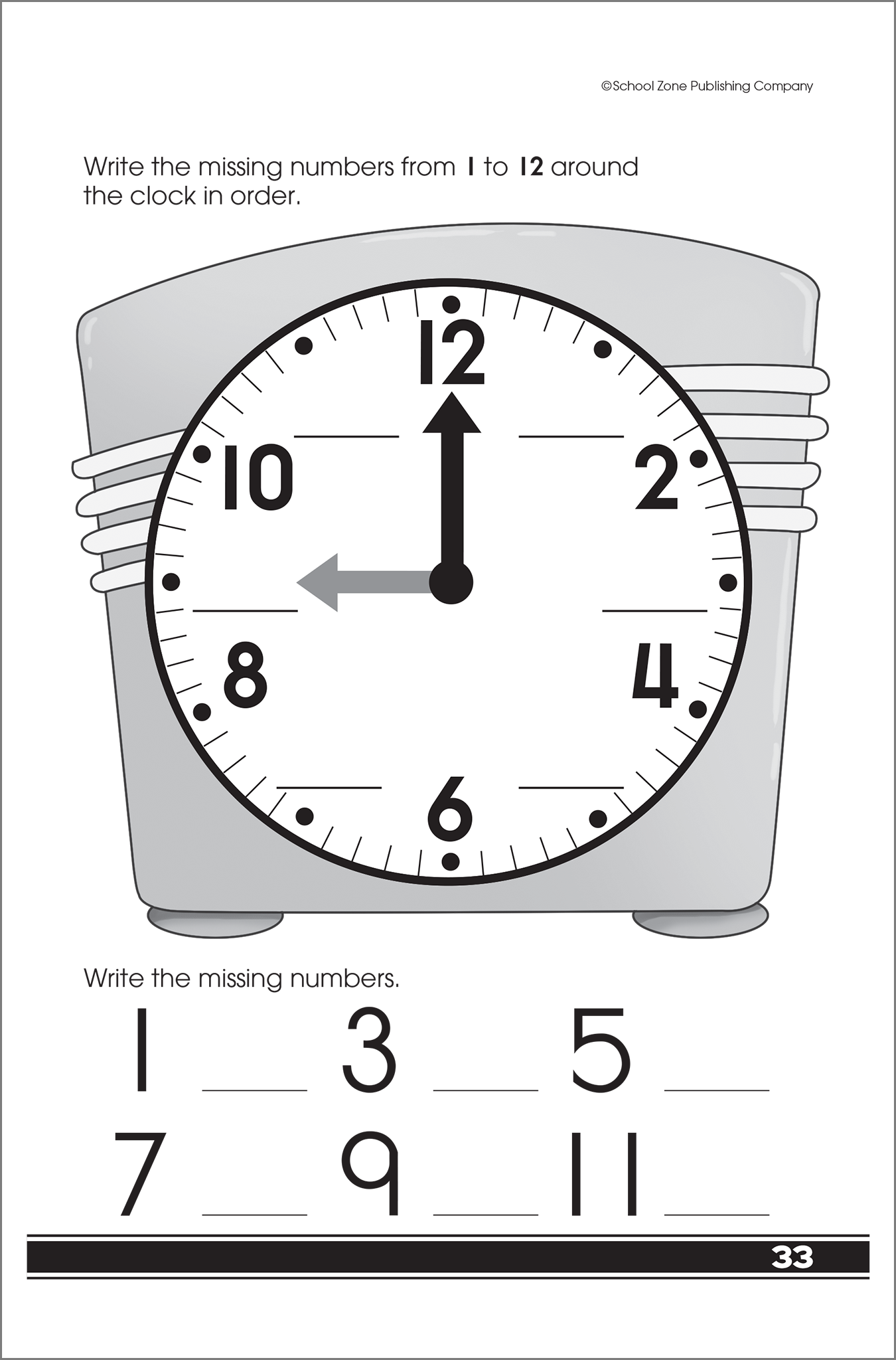 Kindergarten Math Workbook – School Zone Publishing Company