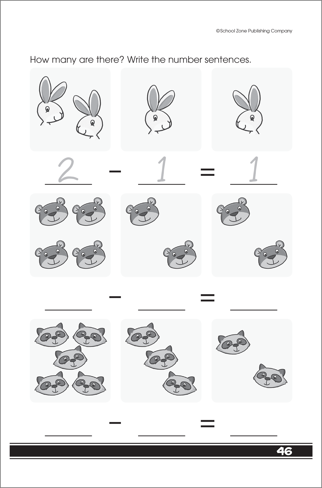 Kindergarten Math Workbook – School Zone Publishing Company