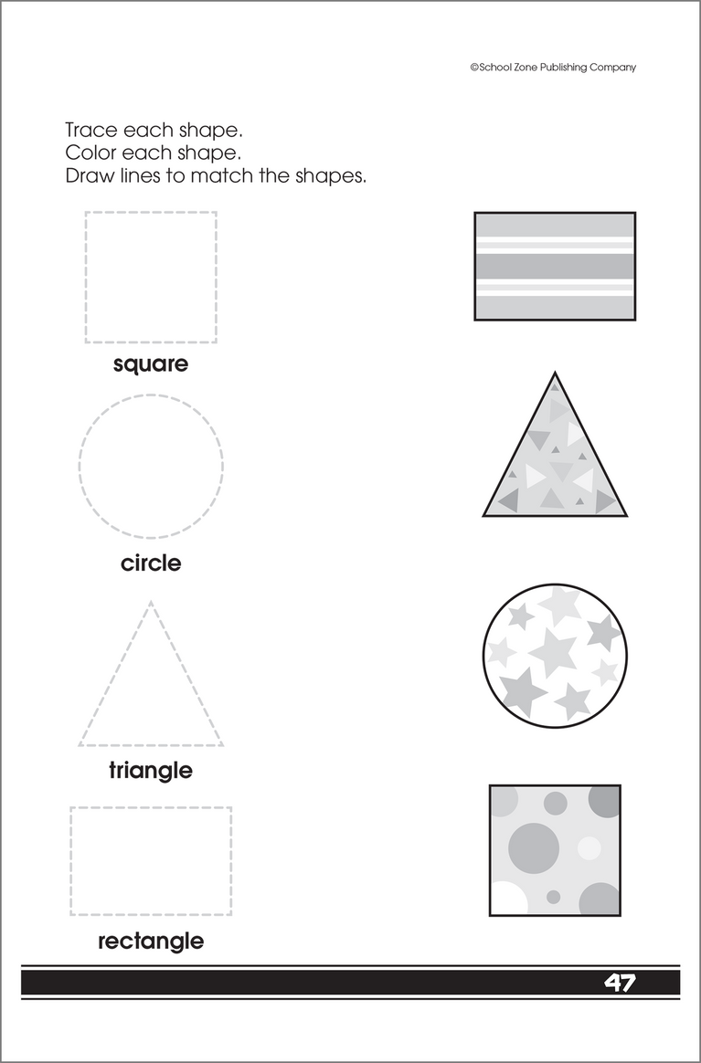 Get Ready For Math Grades K-1 Workbook – School Zone Publishing Company